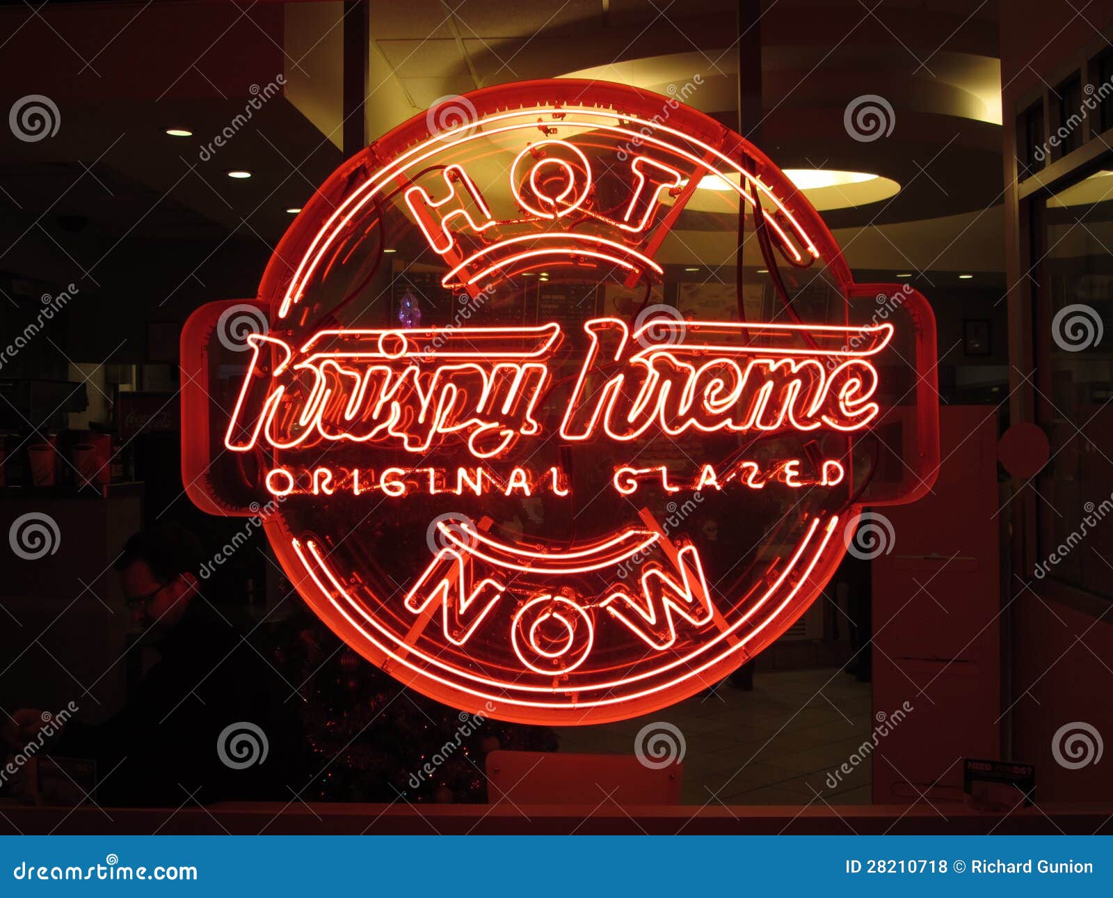 Krispy Kreme Logo And Customer Editorial Image | CartoonDealer.com ...