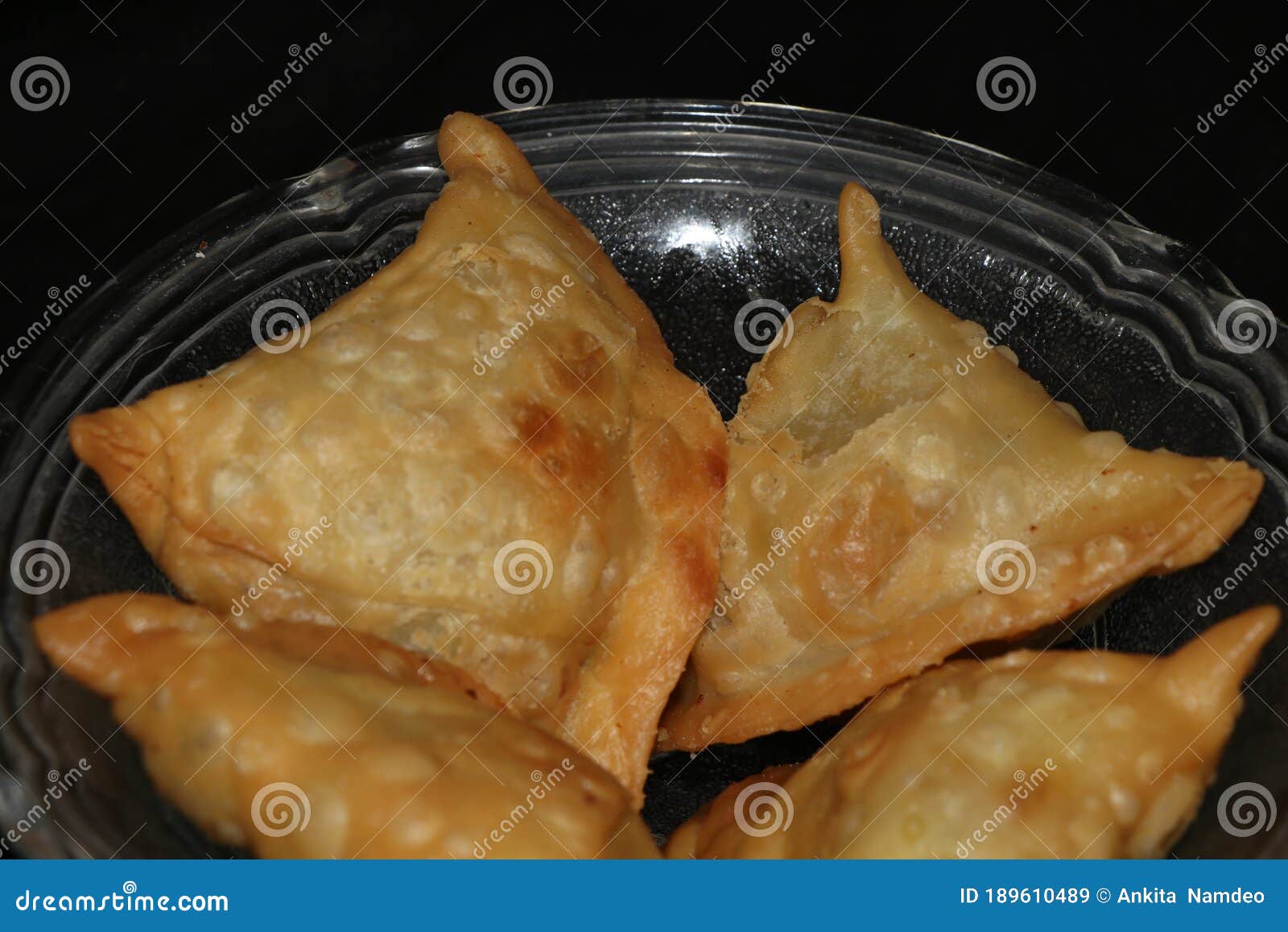 Krispy North Indian Food Samosa Fotografering för Bildbyråer - Bild av ...