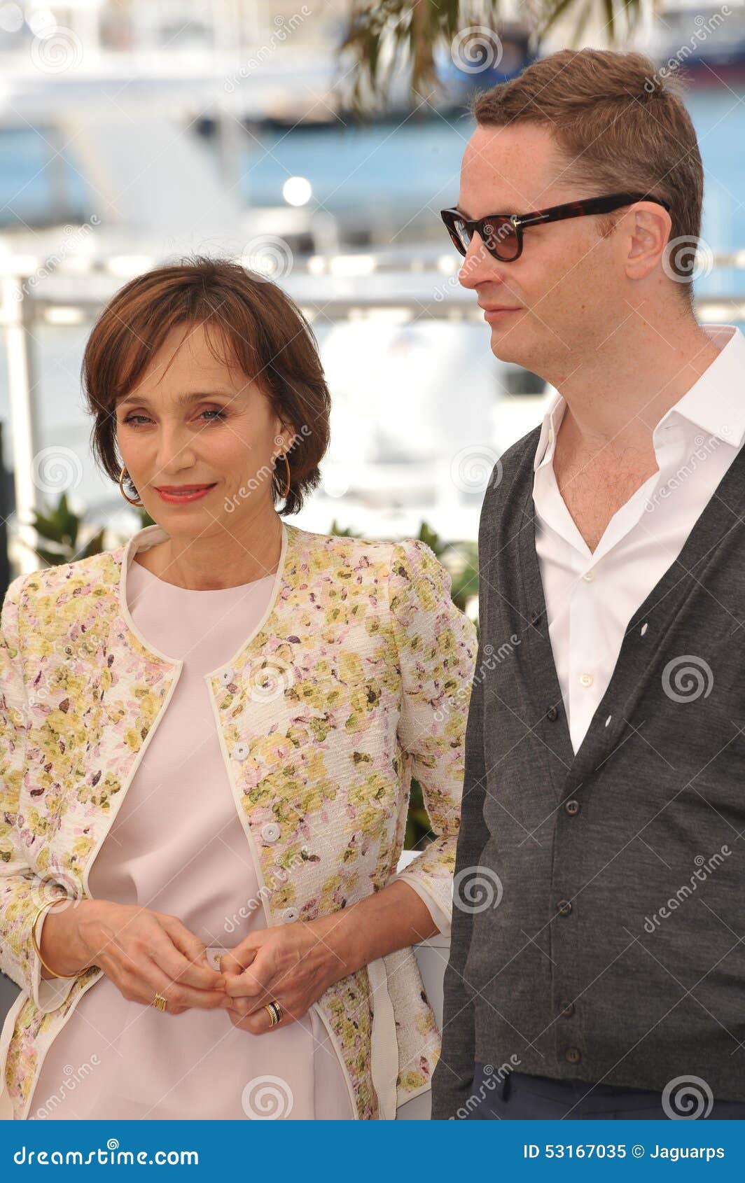 Kristin Scott Thomas Y Nicolas Winding Refn Imagen editorial - Imagen ...