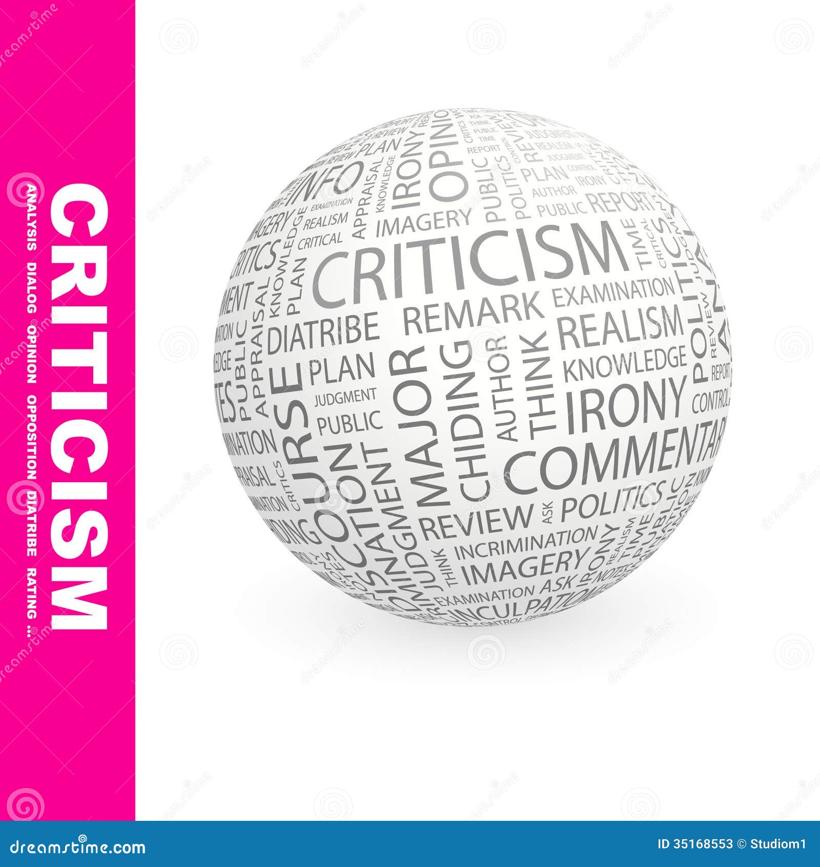 KRITIK. vektor abbildung. Illustration von urteil, auszug - 35168553