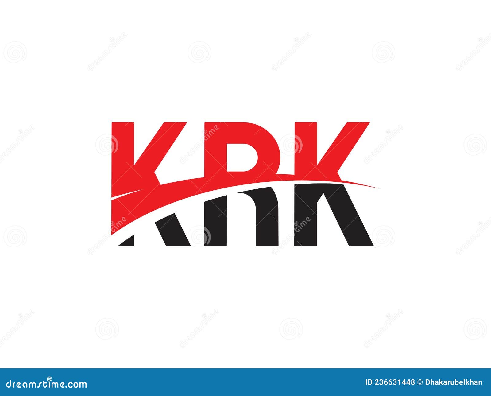 KRK Letter Initial Logo Design Vector Illustration Stock Vector ...