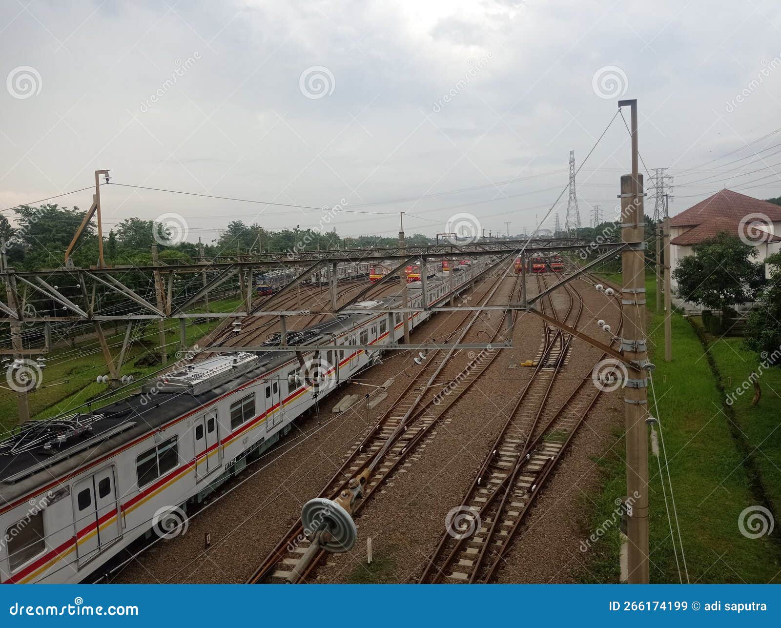 Krl CommuterLine Indonesia Royalty-Free Stock Photo | CartoonDealer.com ...