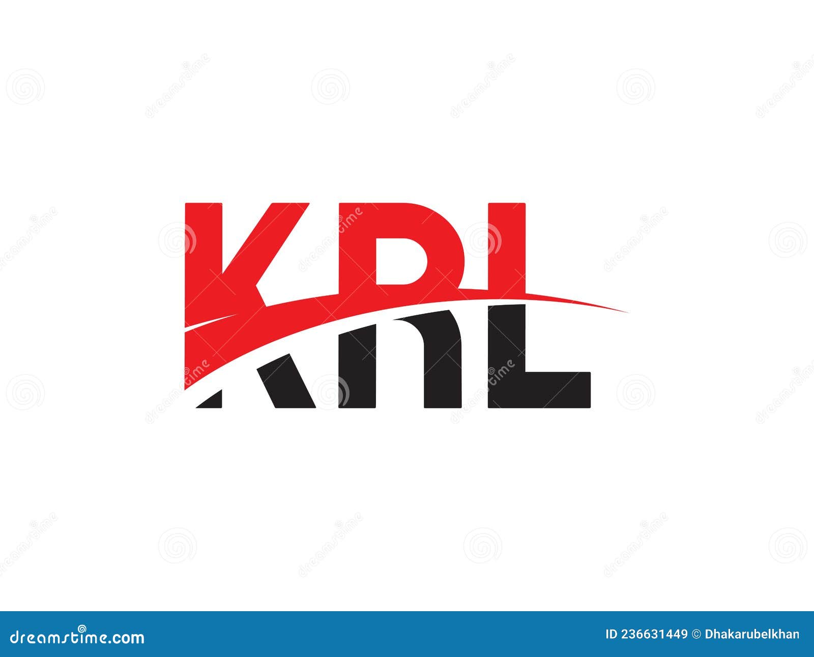 KRL Letter Initial Logo Design Vector Illustration Stock Vector ...