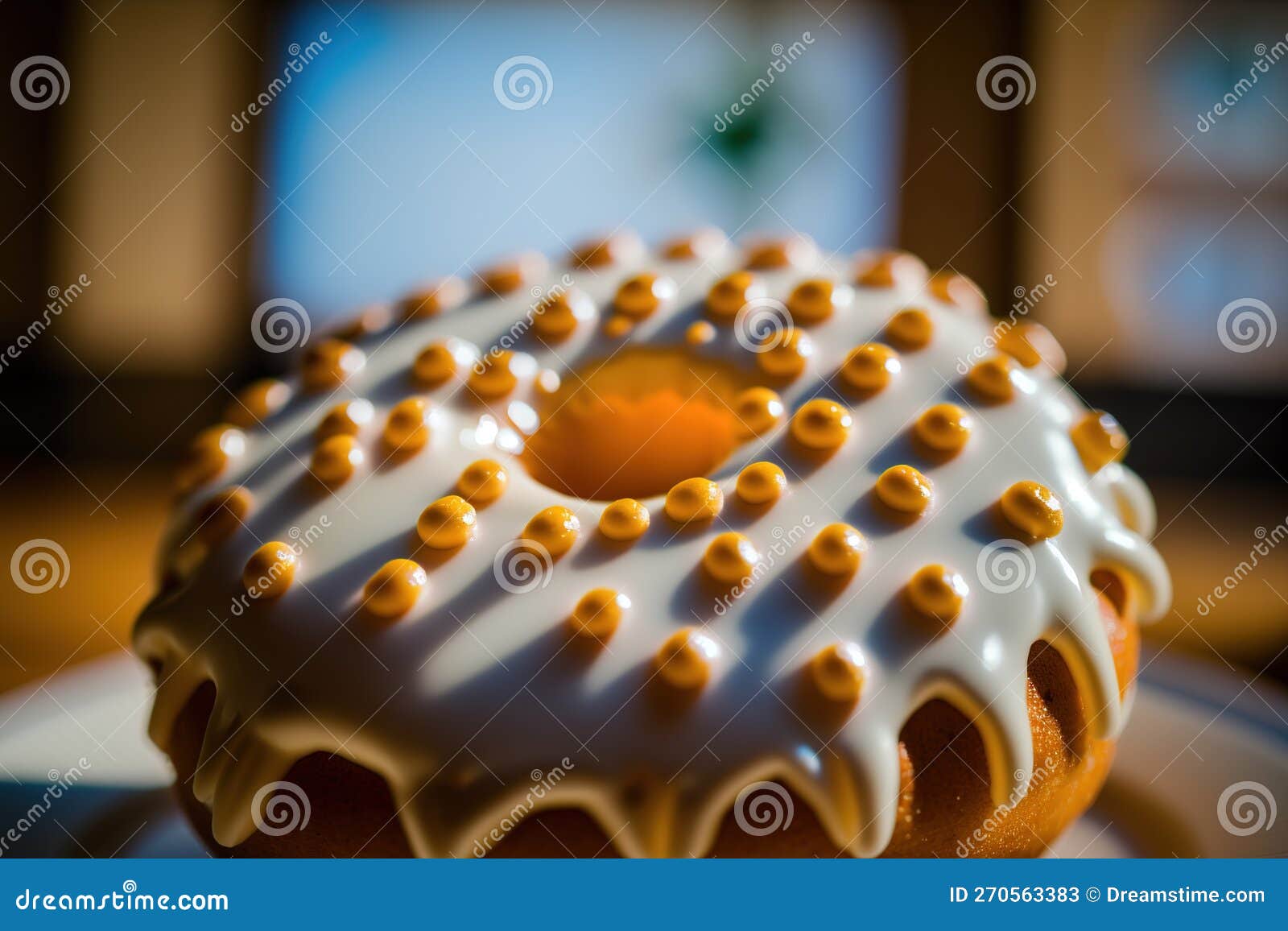 Krofne Donut ,traditional Balkans Dessert. Generative AI Stock ...