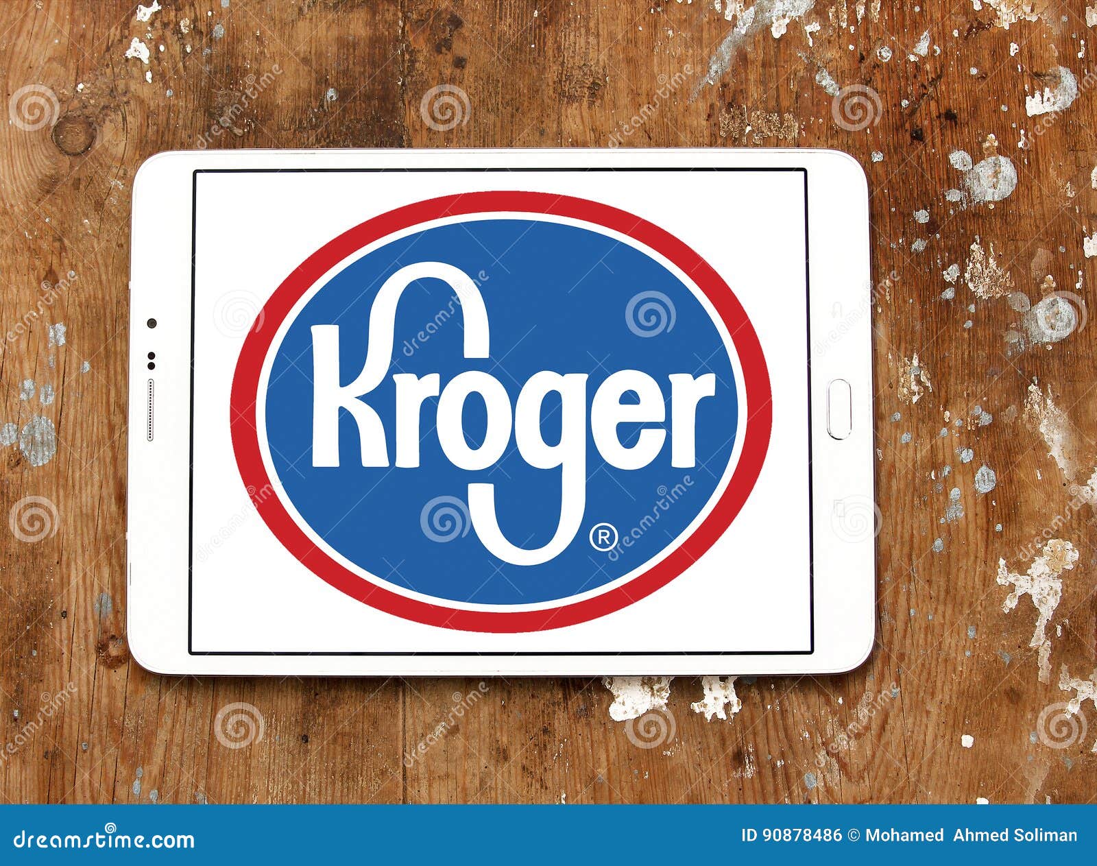Kroger stores logo editorial photo. Image of convenience - 90878486