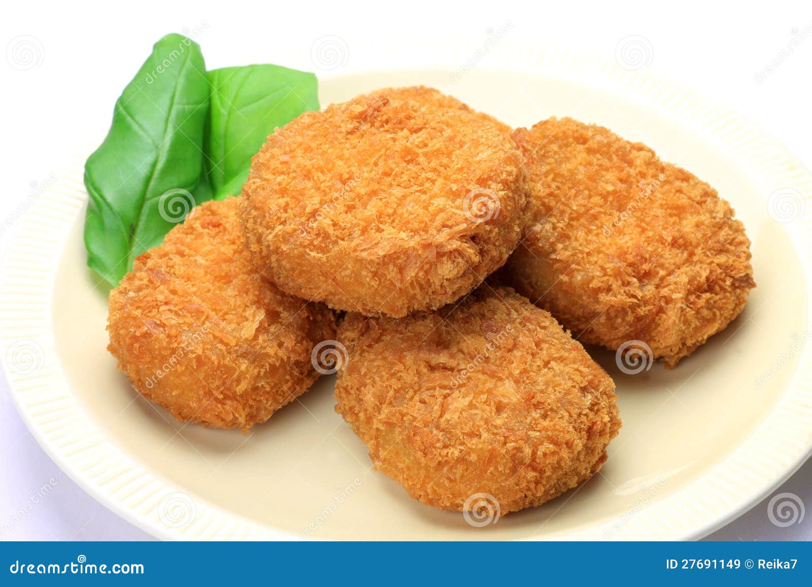 Krokette stockbild. Bild von kartoffel, teller, westlich - 27691149