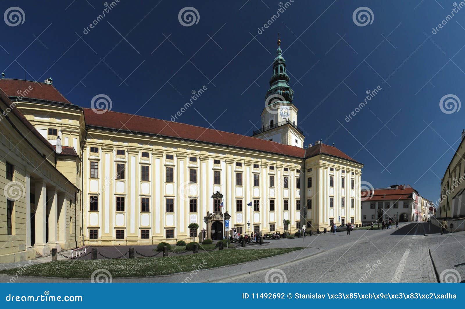 Kromeriz - castle stock photo. Image of unesco, czech - 11492692