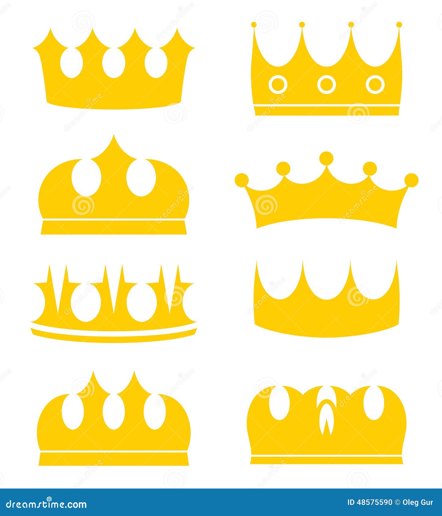 Krona vektor illustrationer. Illustration av elegans - 48575590