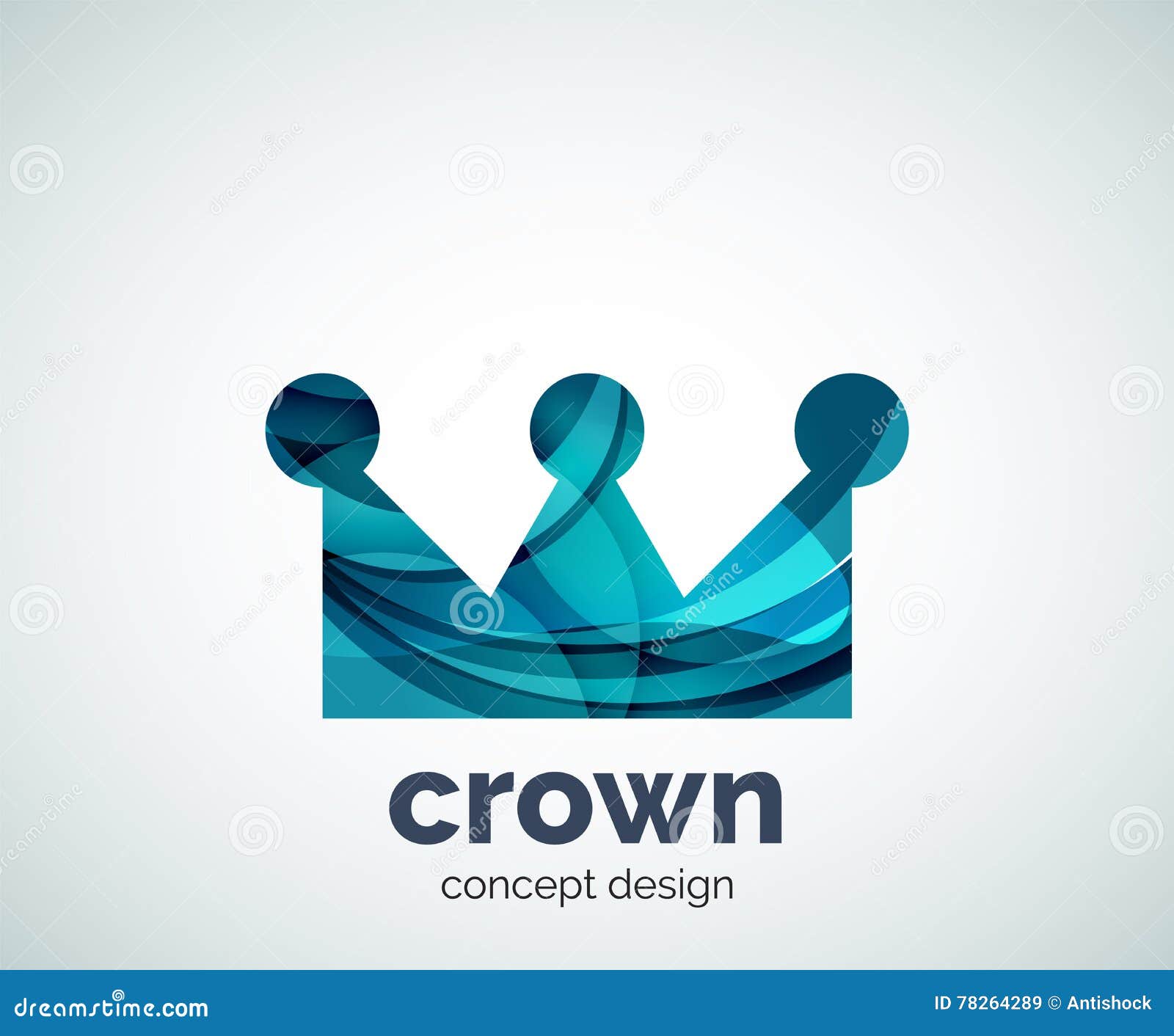 Krona Logo Template vektor illustrationer. Illustration av utformning ...