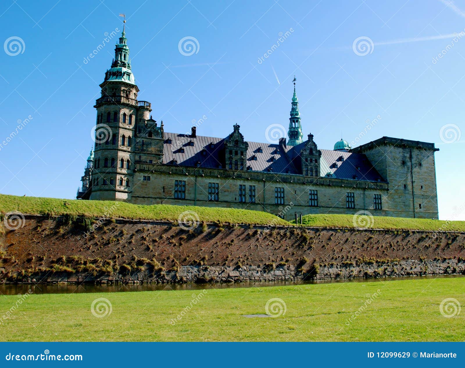 Kronberg castle, Denmark stock image. Image of kronberg - 12099629