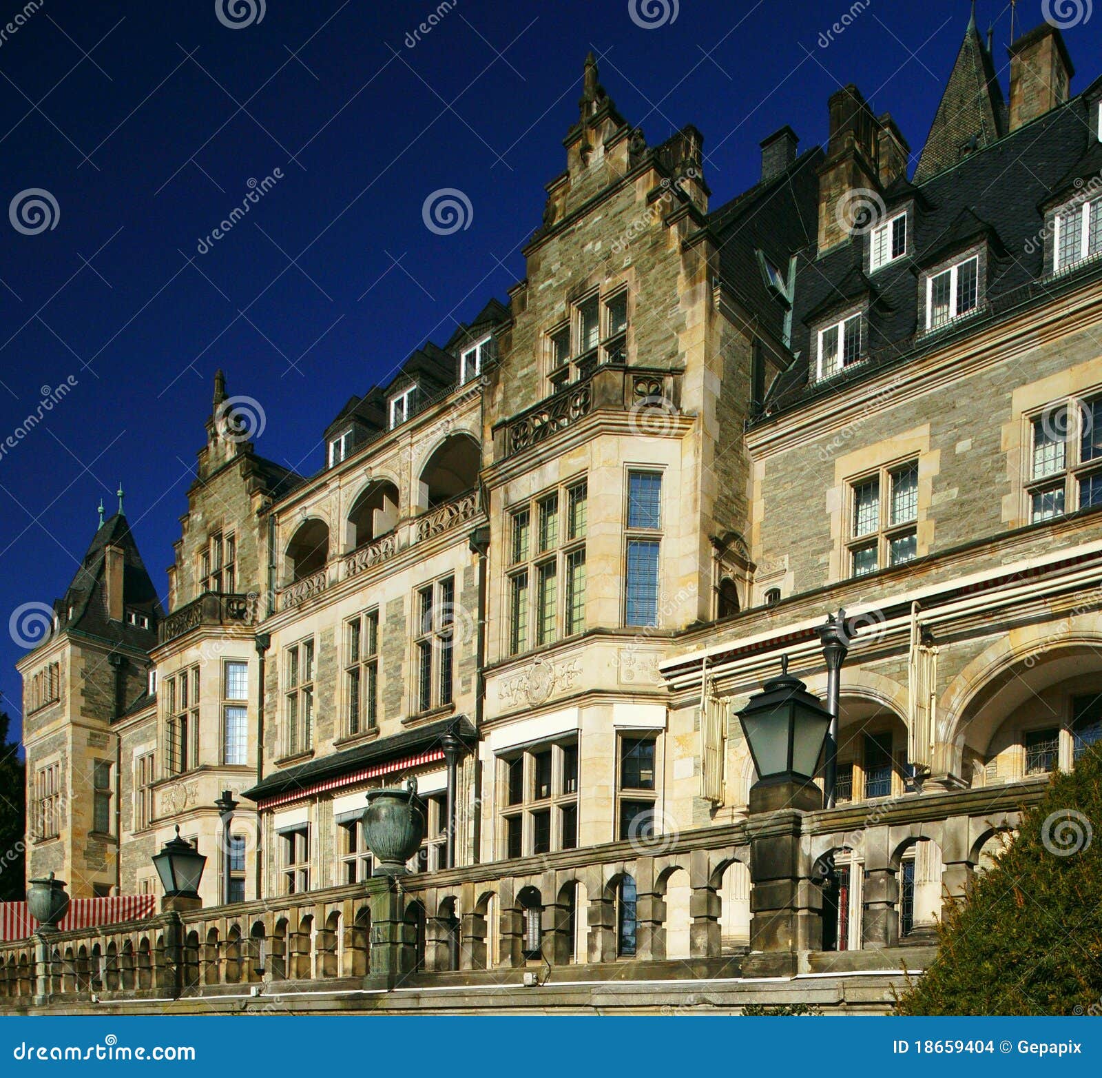 Kronberg Palace stock photo. Image of palace, hotel, british - 18659404