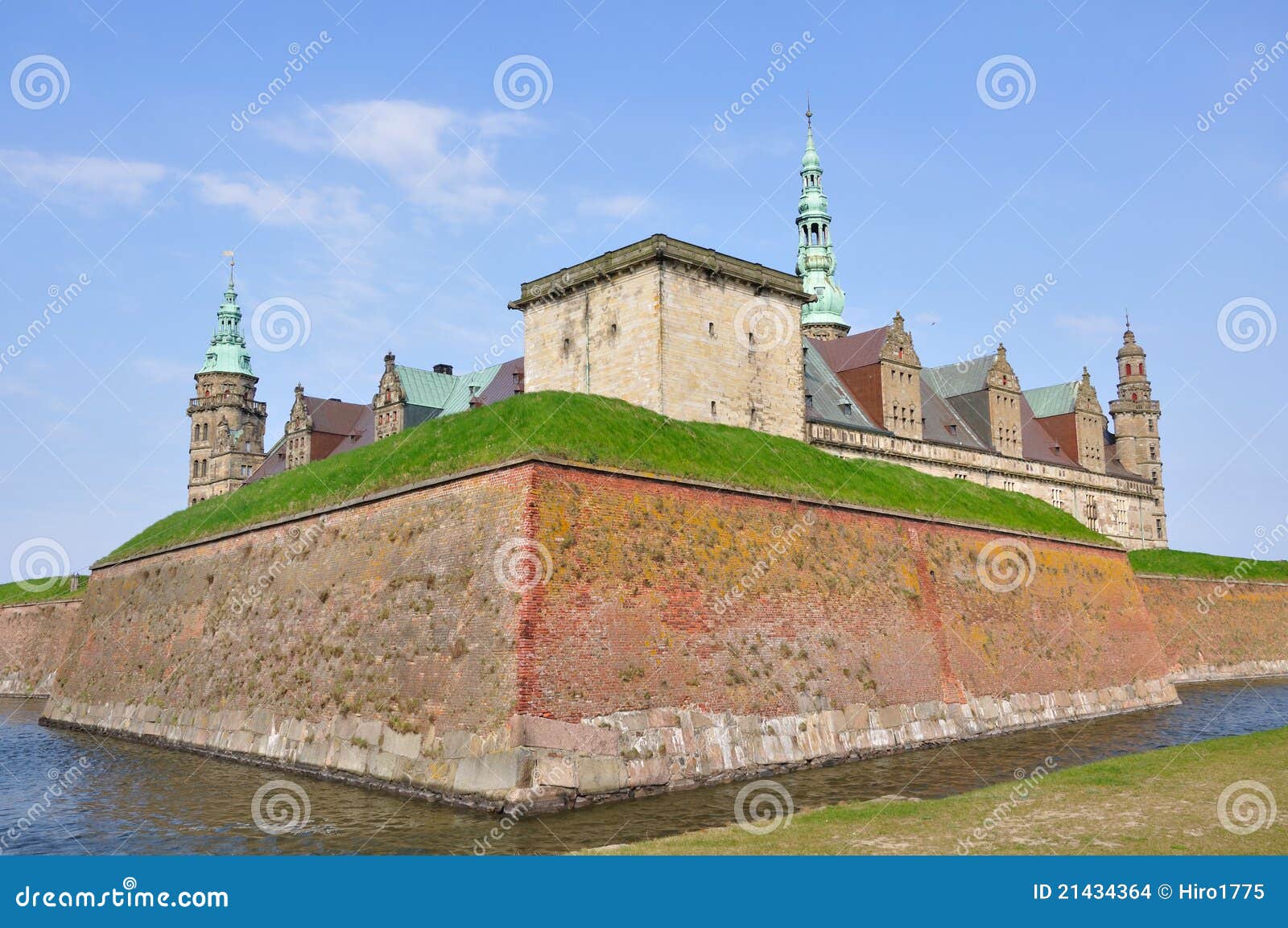 Kronborg Castle stock photo. Image of elsinore, scenic - 21434364