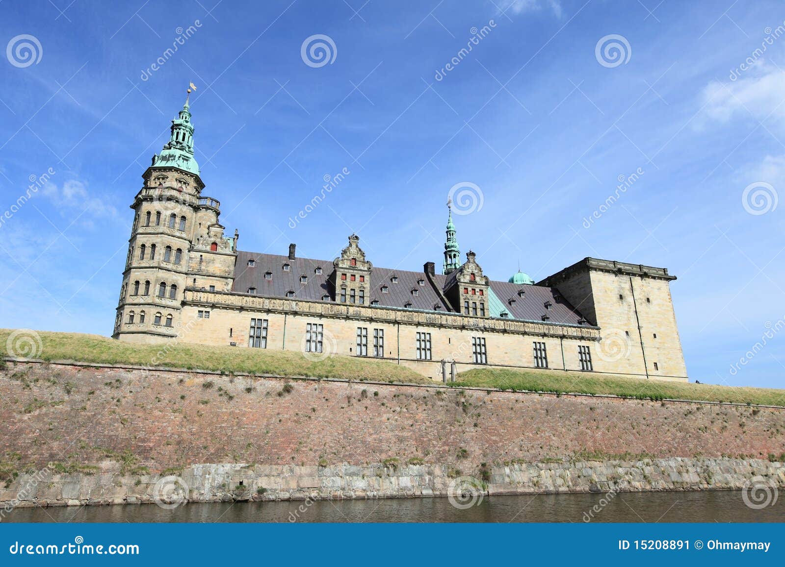 Kronborg Castle, Denmark stock image. Image of fairy - 15208891