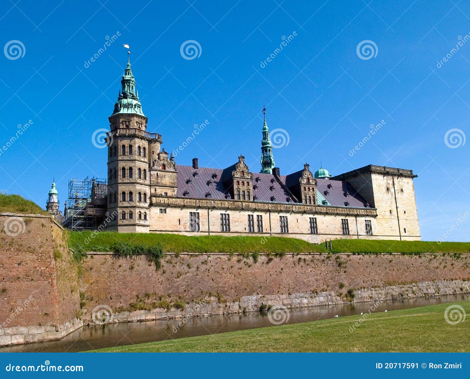 Kronborg Castle of Hamlet Denmark Stock Image - Image of historic ...