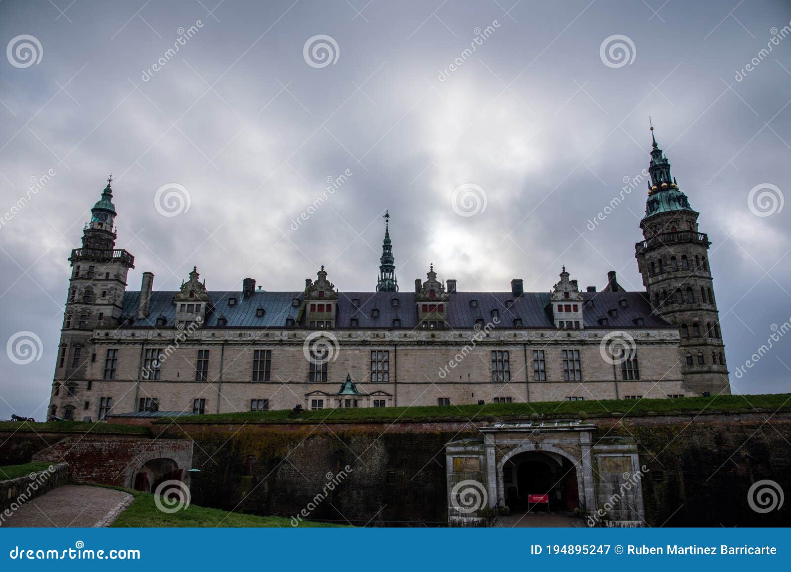 Kronborg Castle in Helsingborg DK Stock Image - Image of kingdom ...