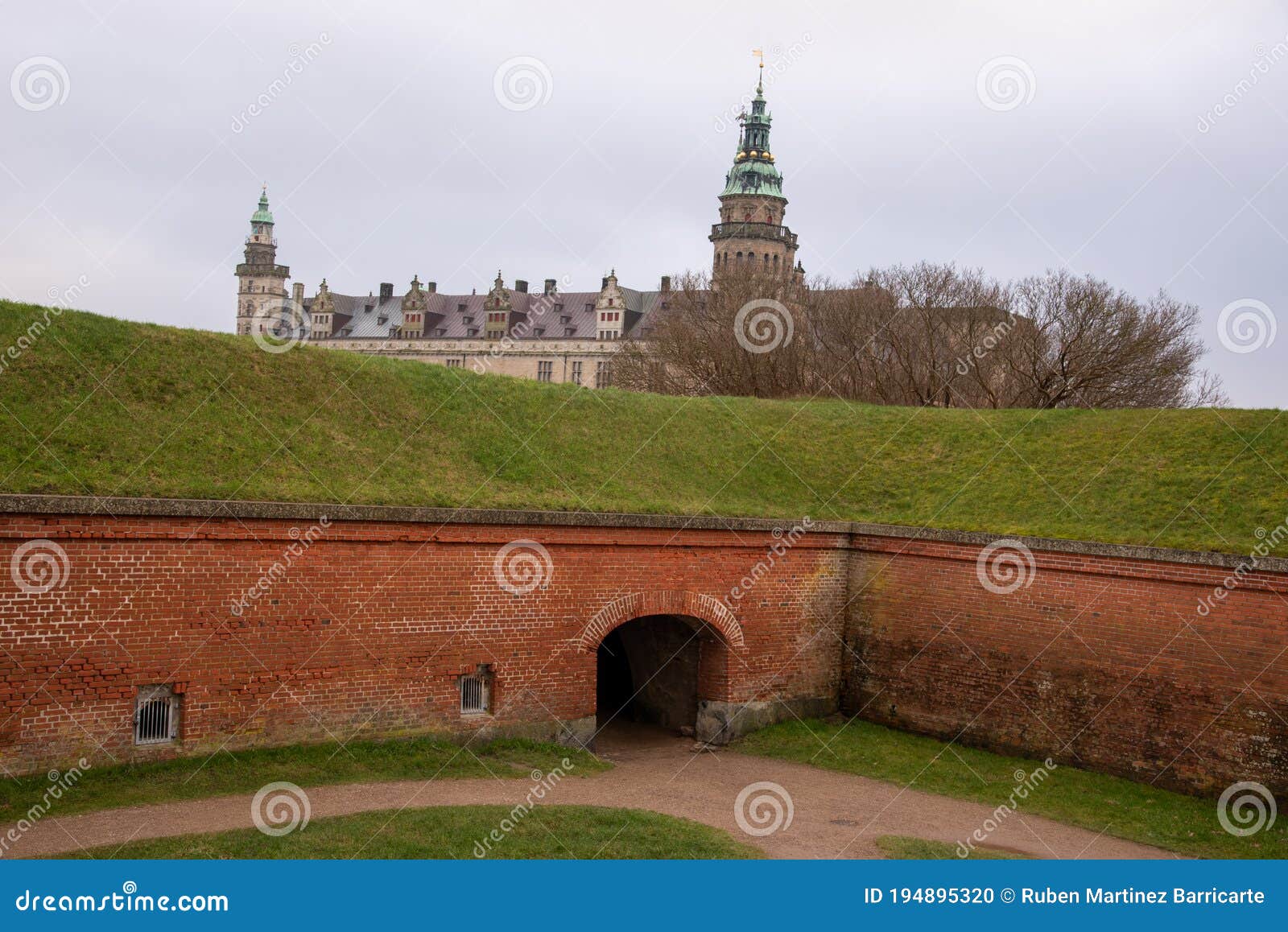 Kronborg Castle in Helsingborg DK Stock Photo - Image of barracks ...