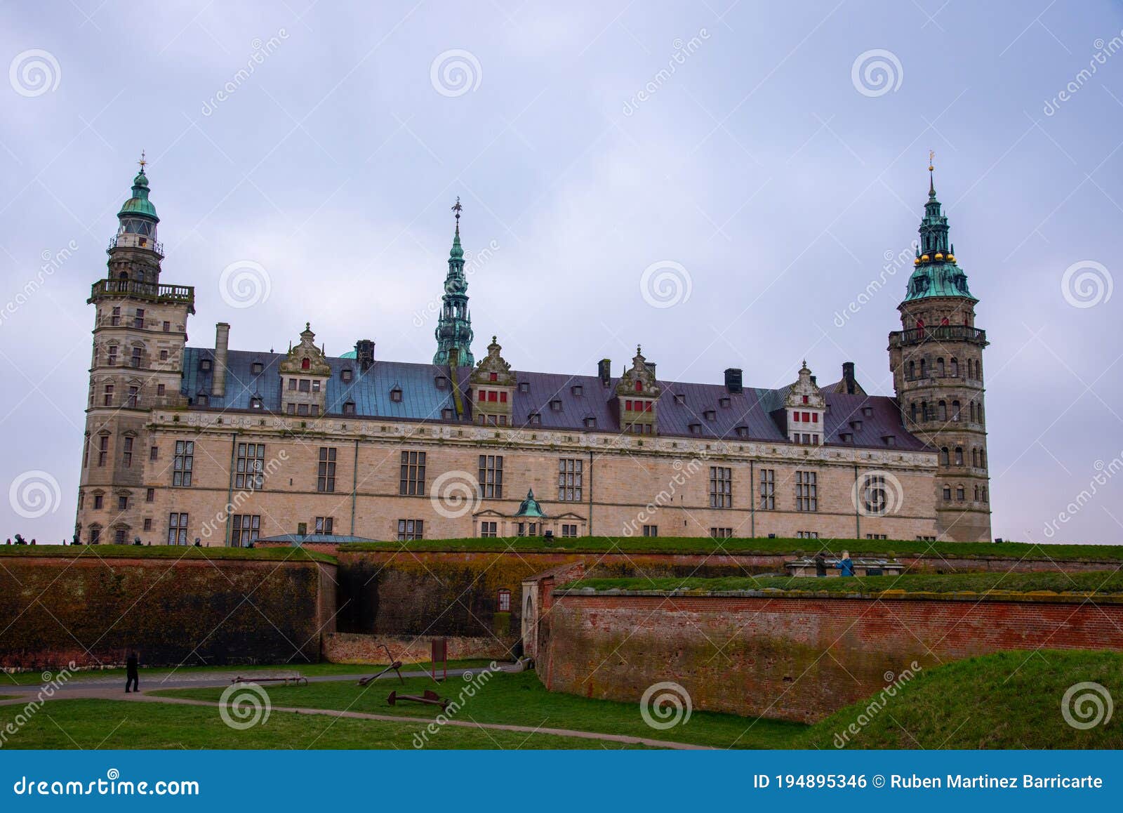 Kronborg Castle in Helsingborg DK Stock Photo - Image of renaissance ...