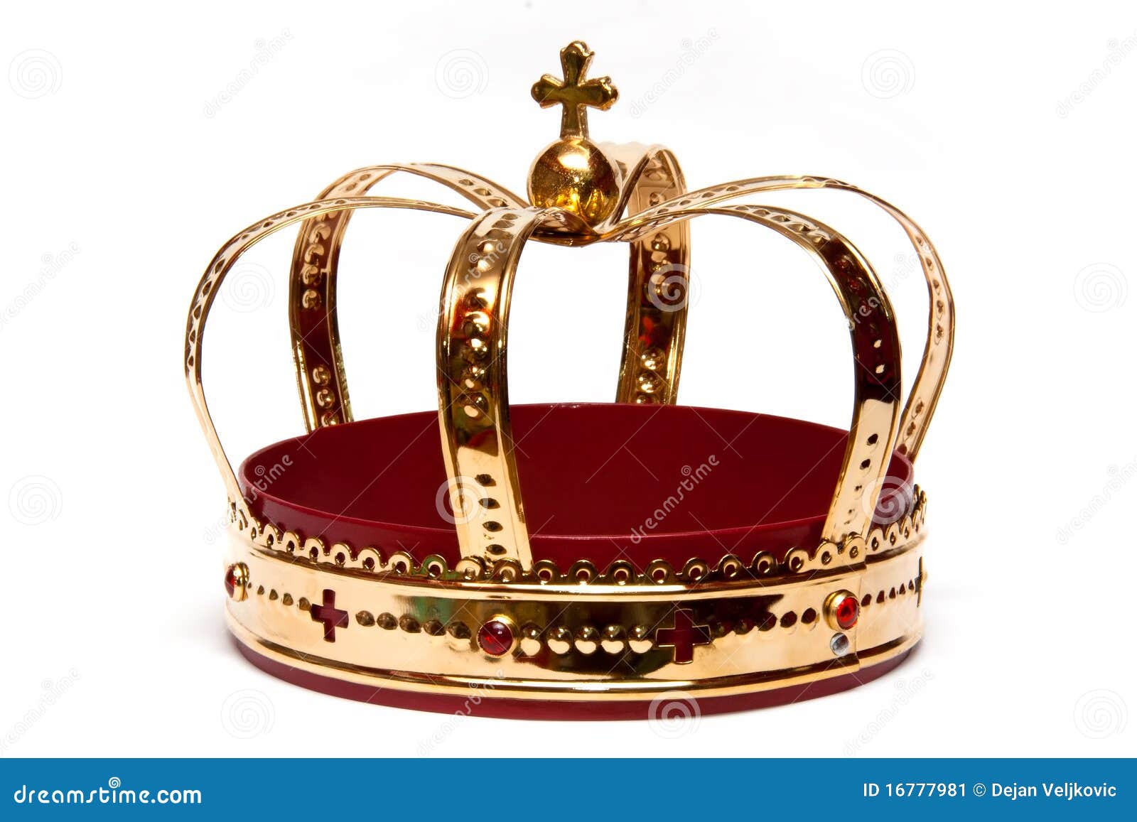 Krone stockbild. Bild von königin, getrennt, smaragd - 16777981