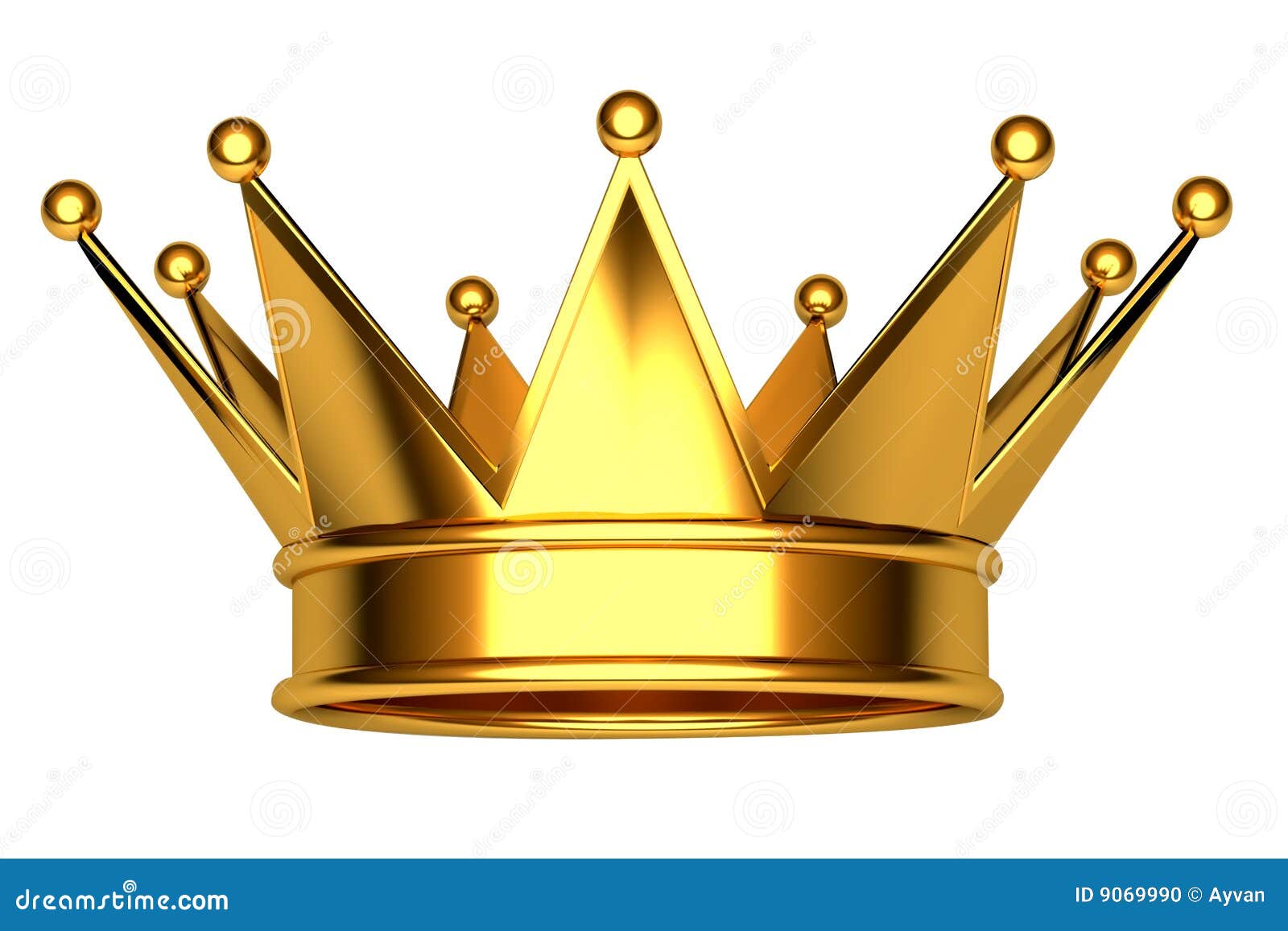 Krone stock abbildung. Illustration von preis, getrennt - 9069990