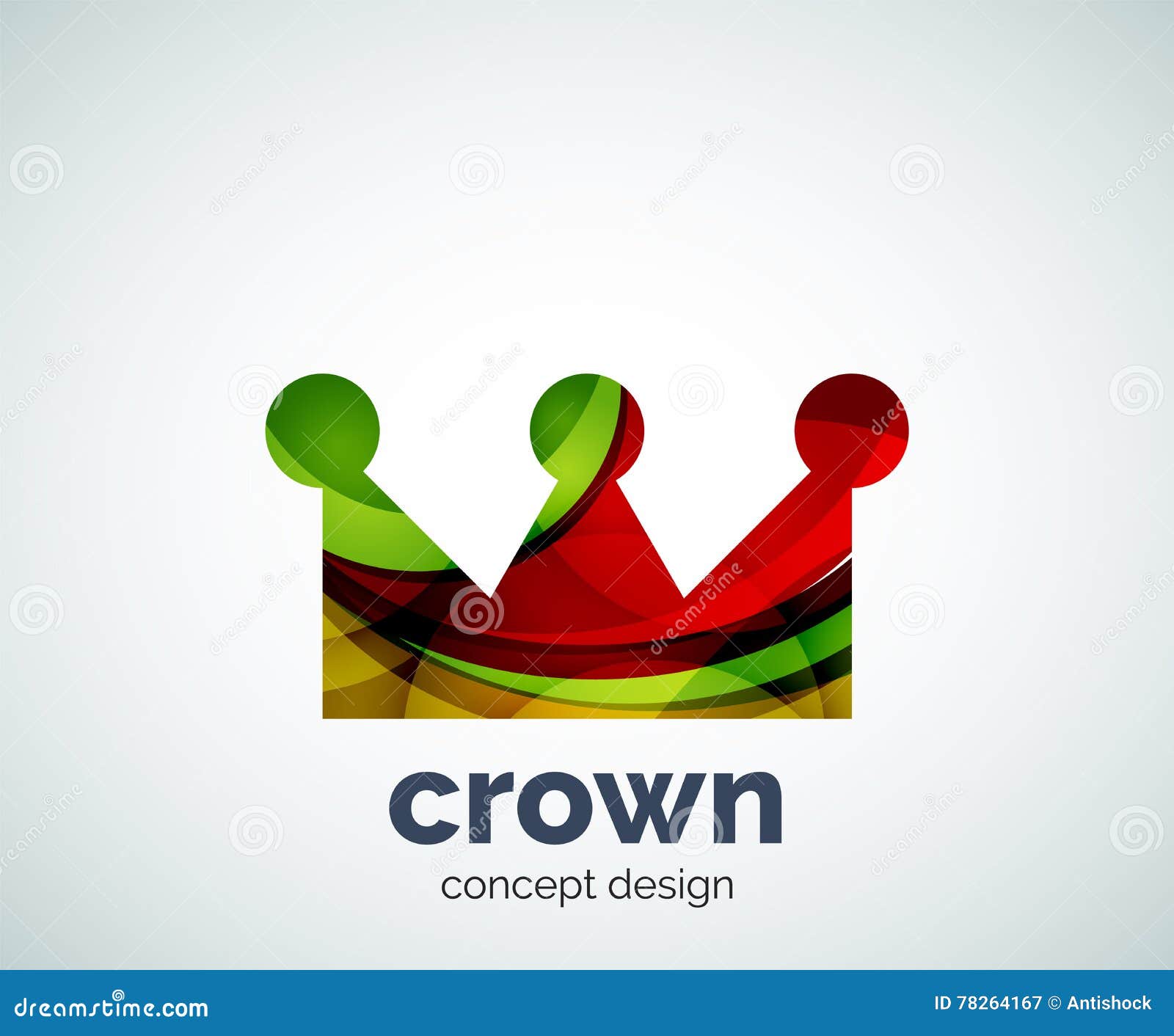 Krone Logo Template vektor abbildung. Illustration von zeile - 78264167