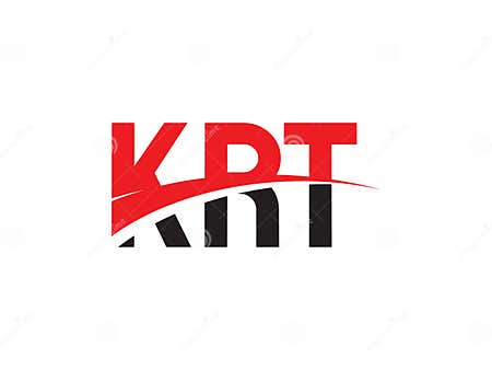 KRT Letter Initial Logo Design Vector Illustration Stock Vector ...