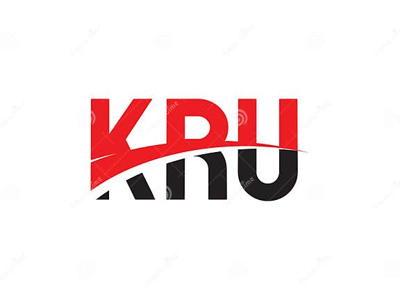 KRU Letter Initial Logo Design Vector Illustration Stock Vector ...