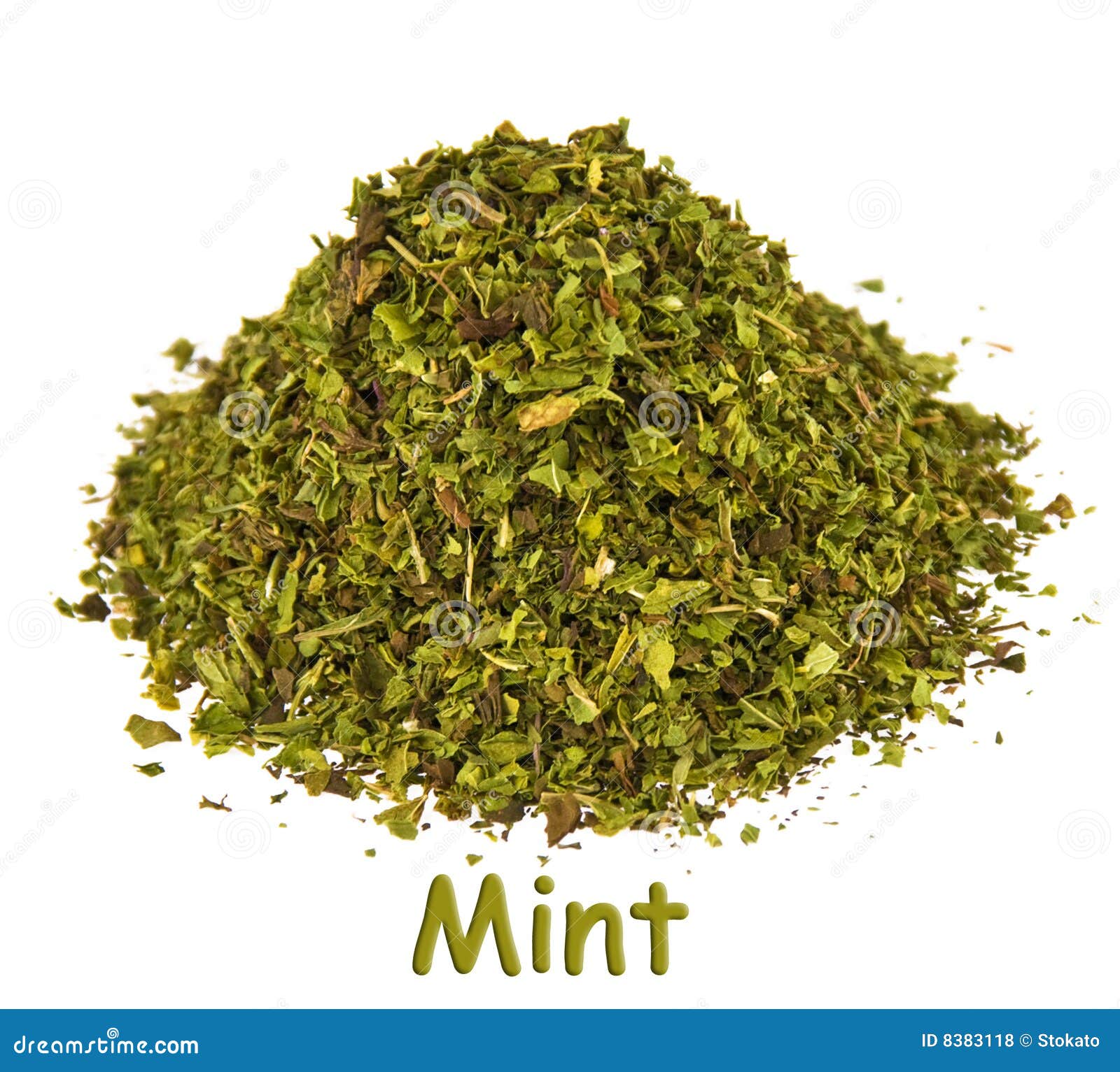 Kruid - munt stock foto. Image of maaltijd, poeder, peper - 8383118