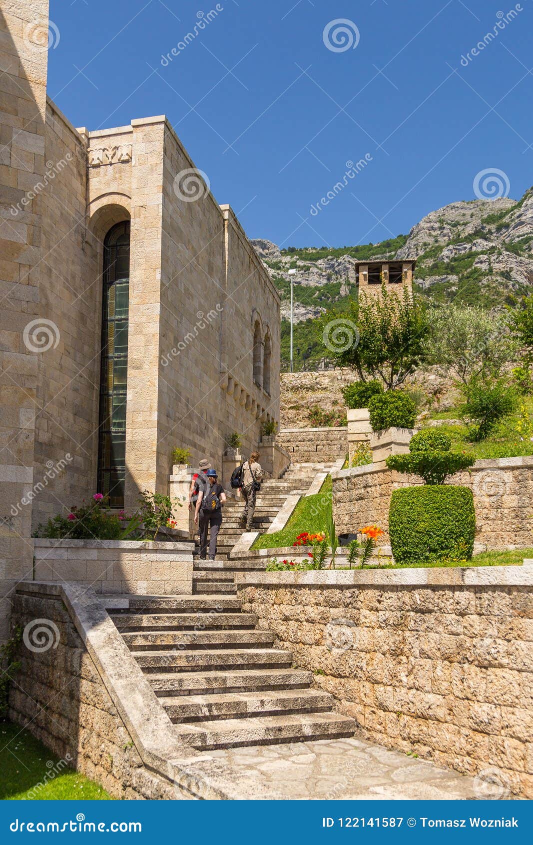 Kruja Skanderbeg. Castle Complex in Kruja, Albania Editorial ...