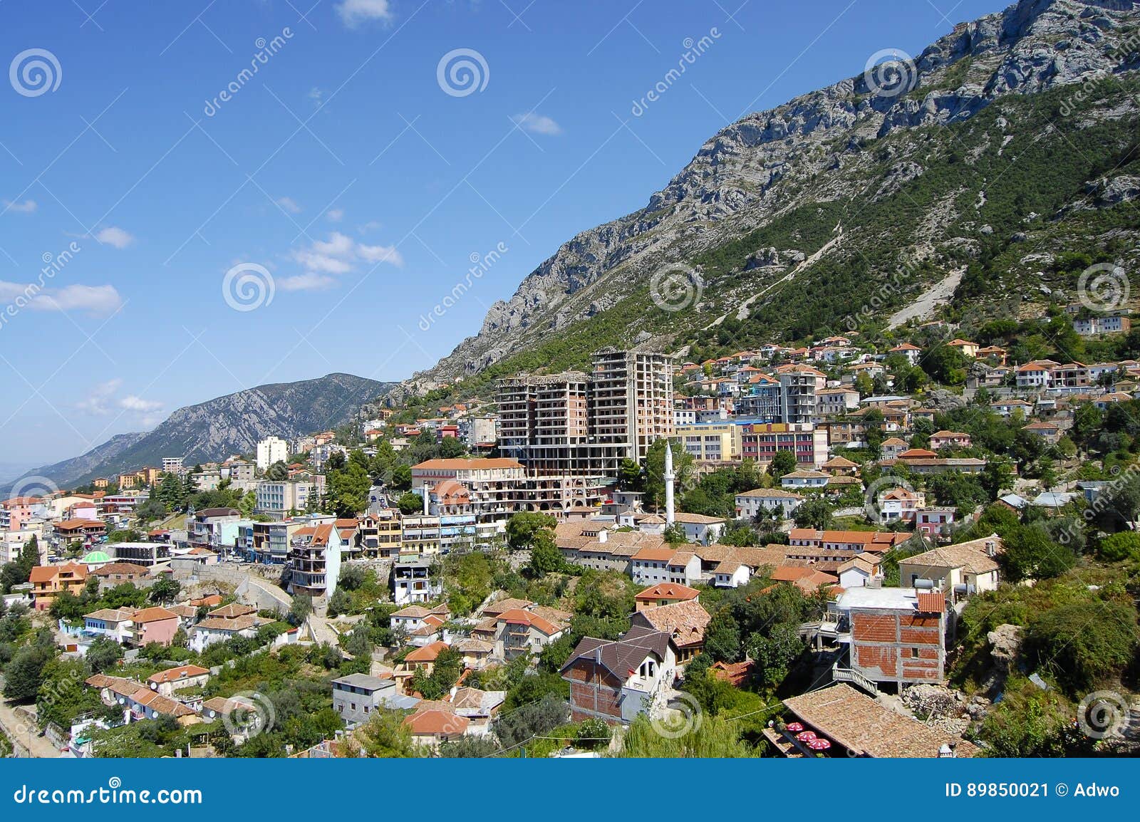 Kruje - Albania stock image. Image of albania, europe - 89850021