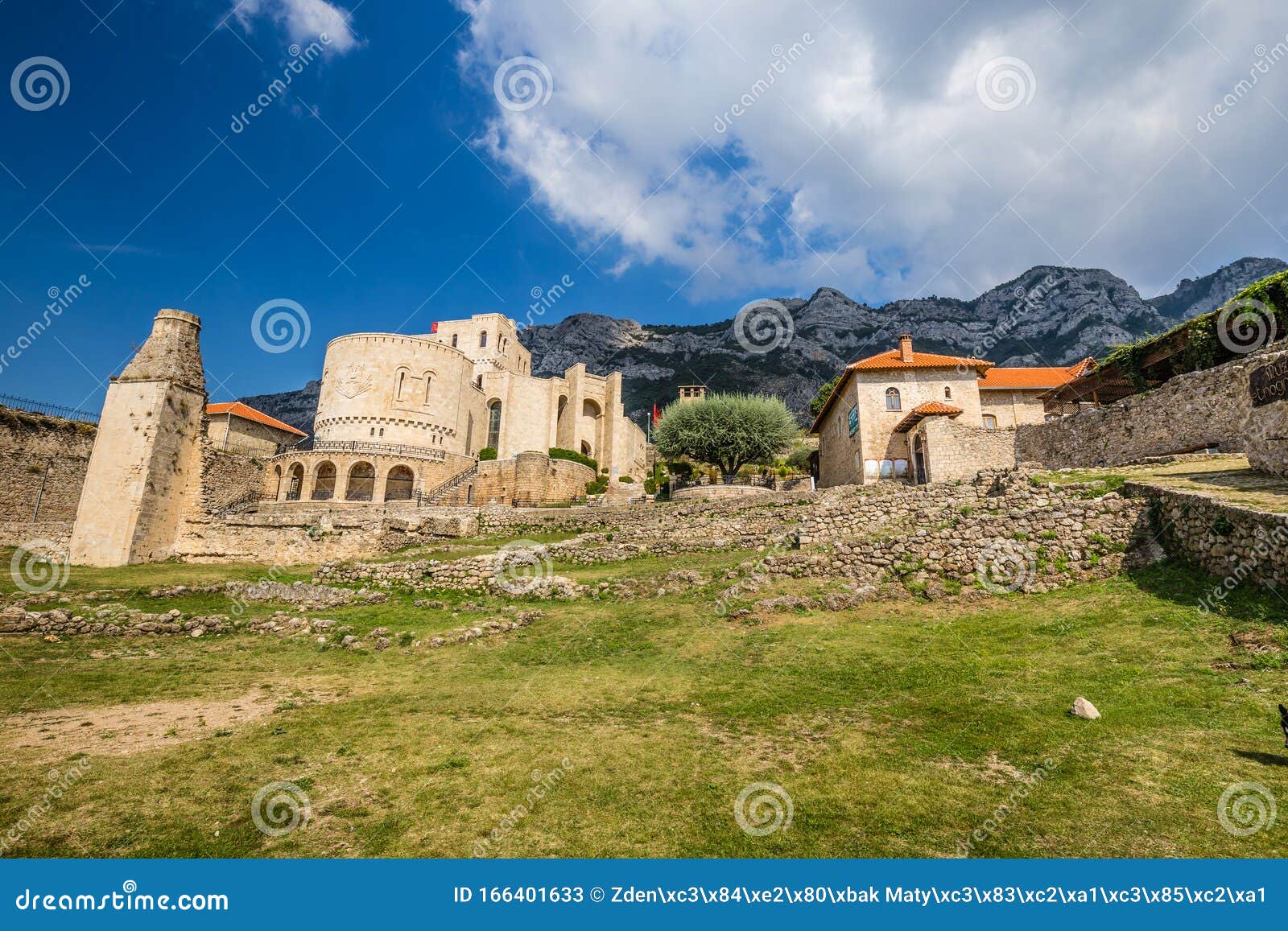 Kruje Castle - Kruje, Albania Stock Image - Image of medieval, famous ...