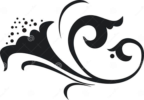 Krul stock illustratie. Illustration of grafisch, krul - 13036014