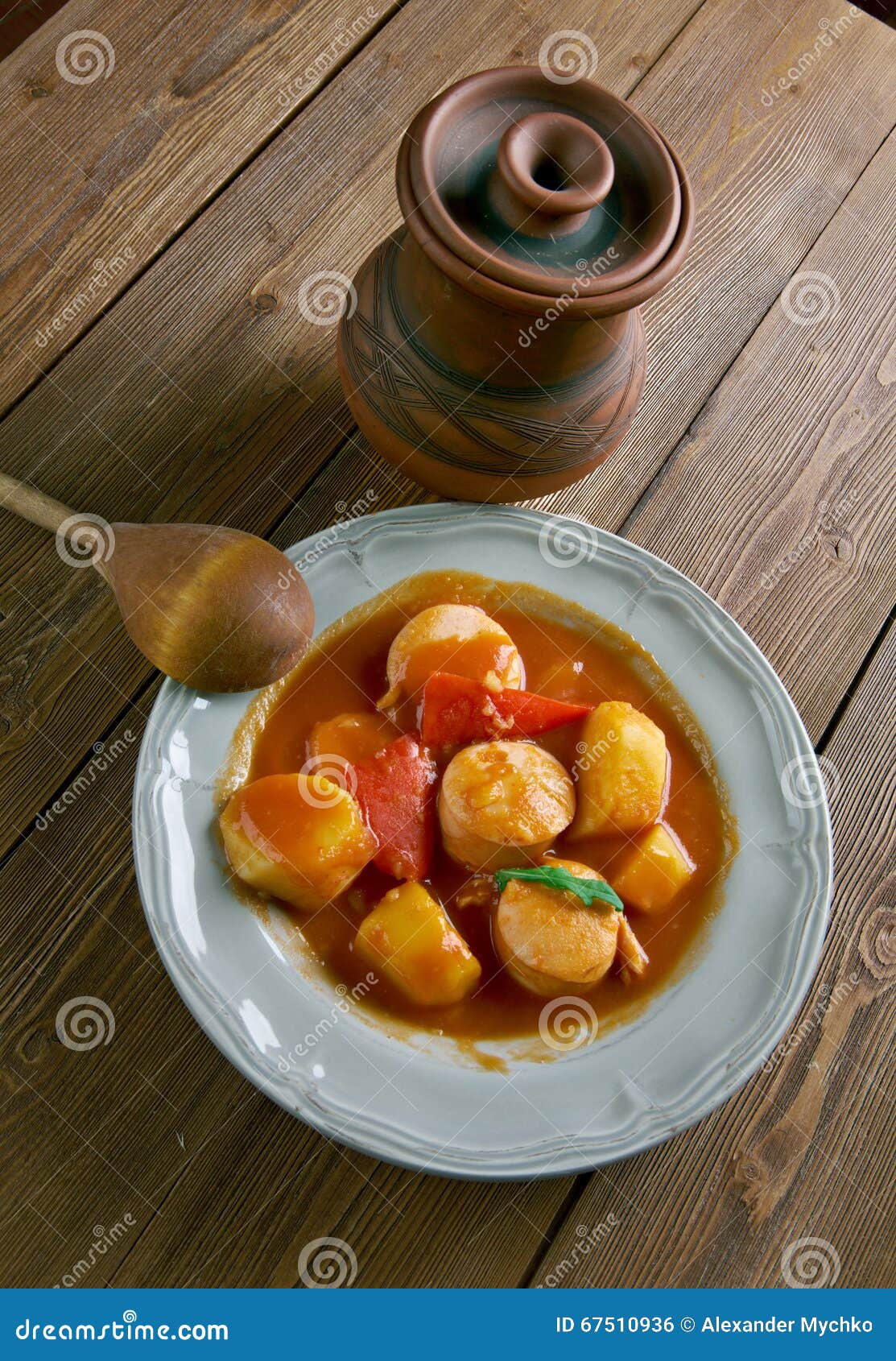 Krumpli de Paprikash foto de archivo. Imagen de patatas - 67510936