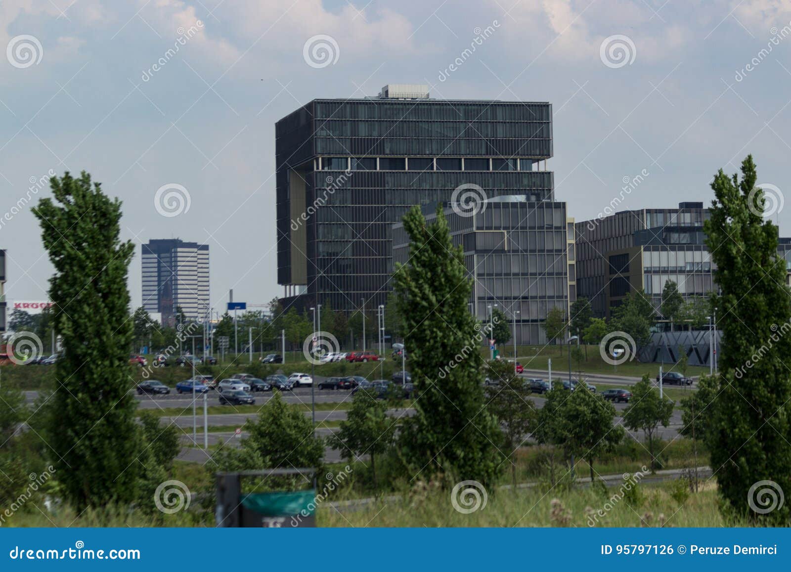 Krupp Headquarter at the Horizon Editorial Photo - Image of ...