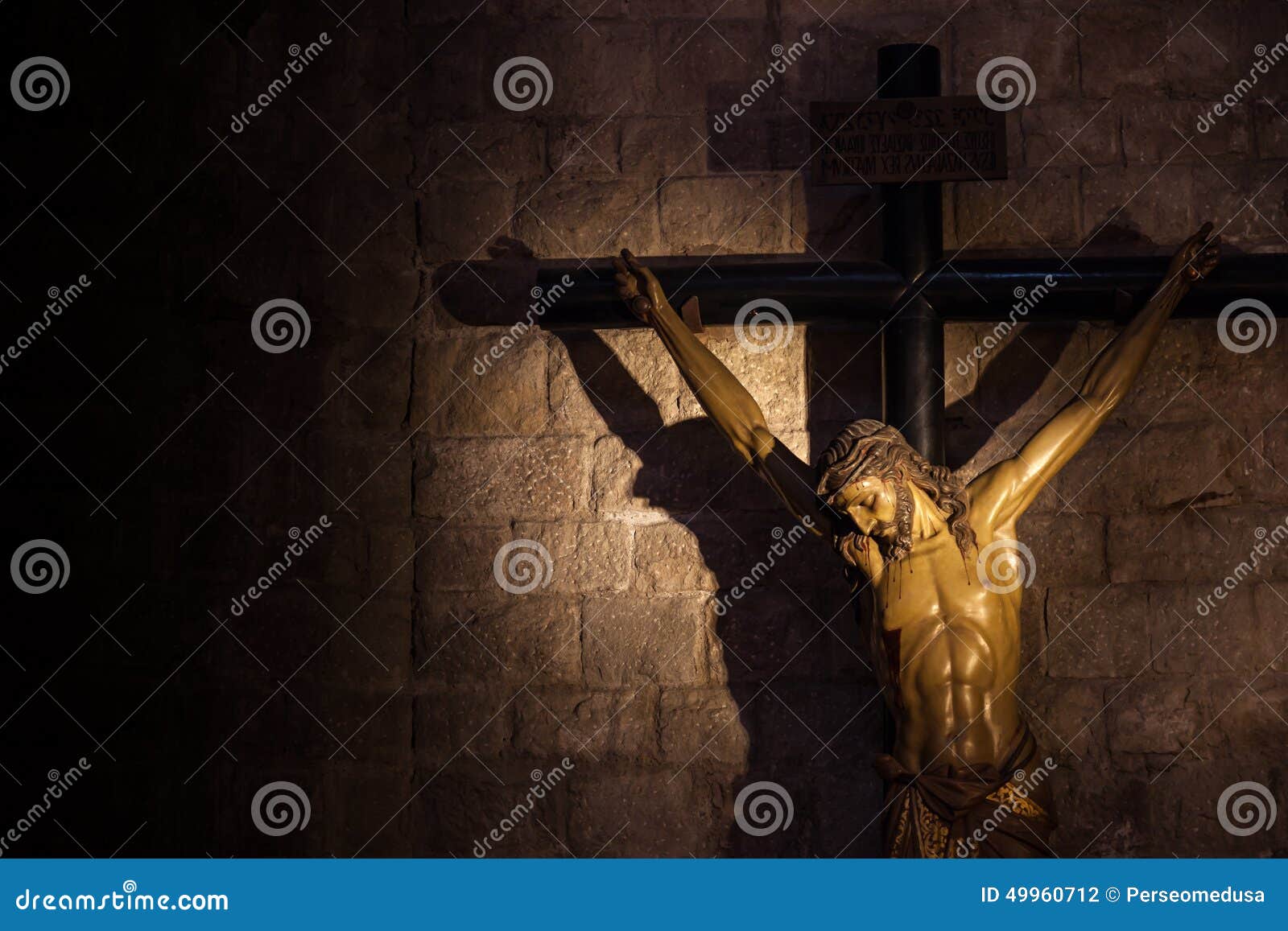 Kruzifix stockfoto. Bild von gott, symbol, platz, kirche - 49960712