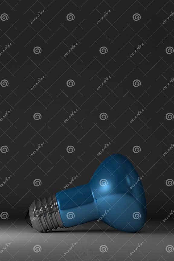 Krypton light bulb lying stock illustration. Illustration of bulb ...