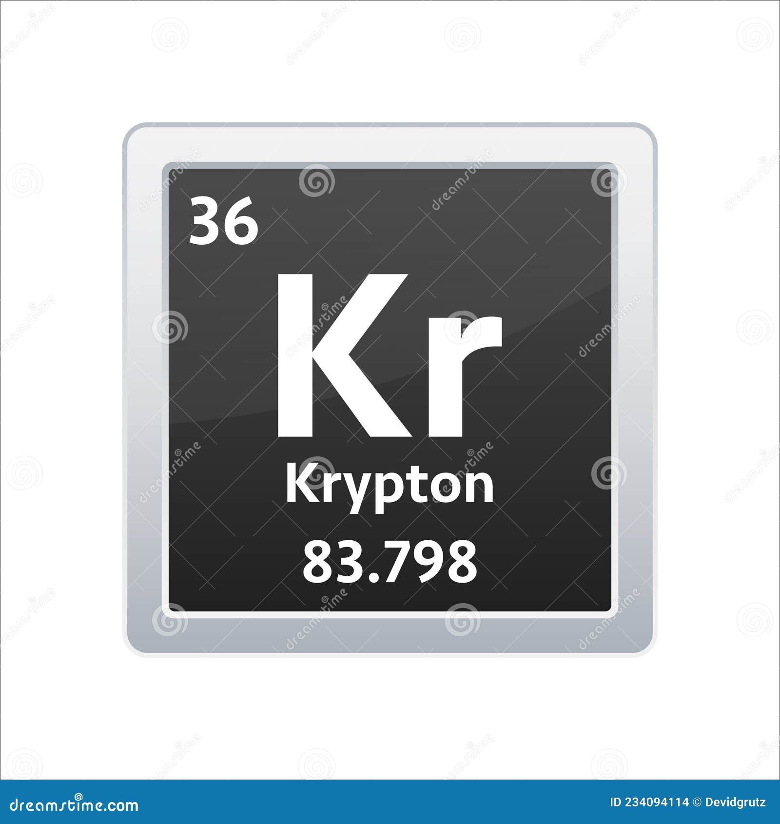 Krypton Periodic Table Square