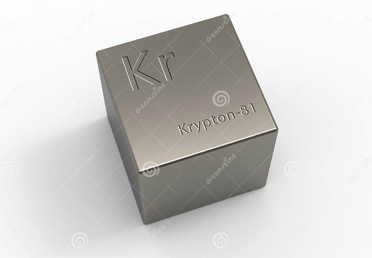 Krypton-81 stock illustration. Illustration of nuclear - 275395415
