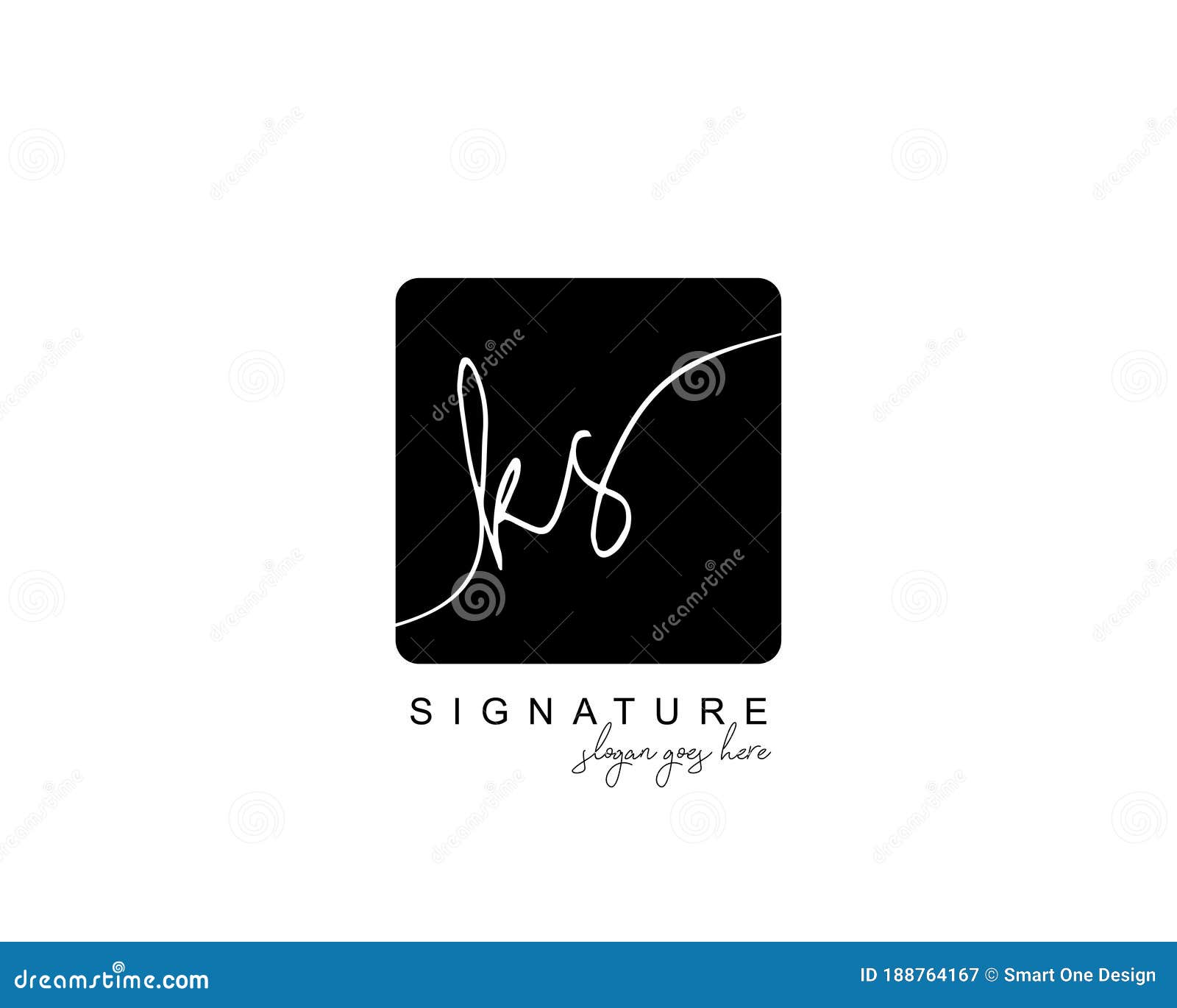 Initial KS Signature Logo Template Vector Stock Vector - Illustration ...