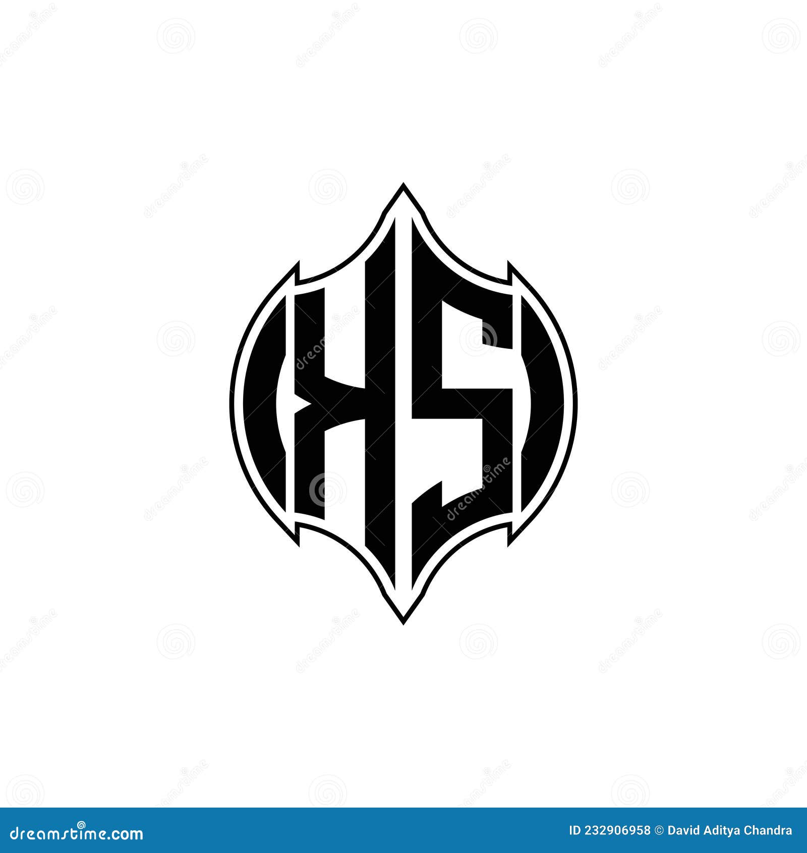 KS Logo Monogram Geometric Shield Shape Style Stock Vector ...