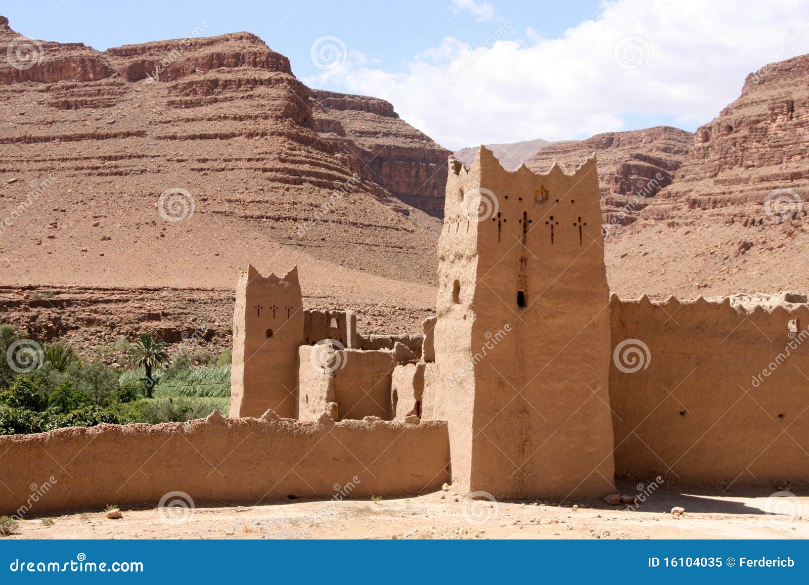 Ksar stock image. Image of morrocco, building, ksar, traditional - 16104035