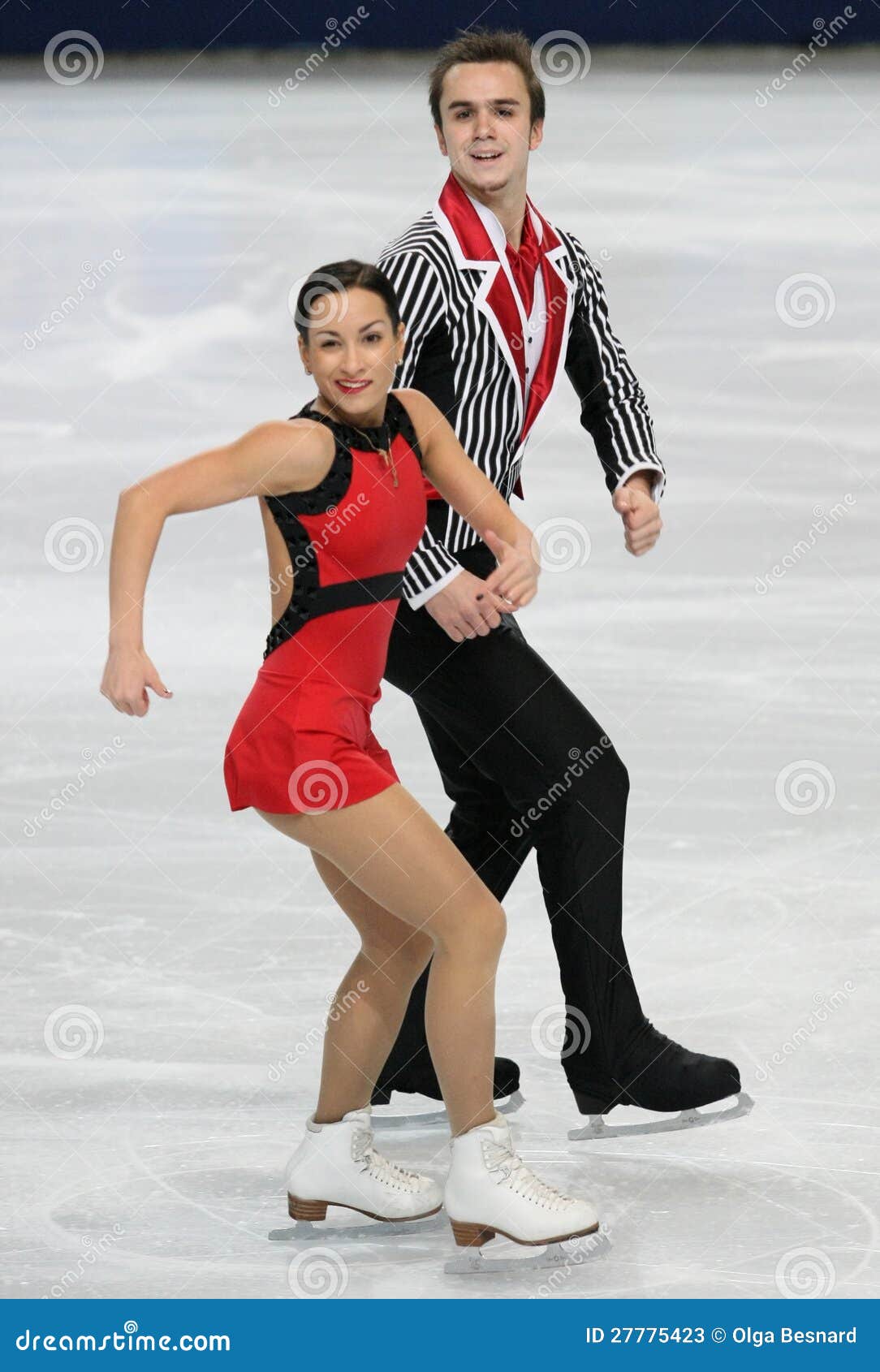 Ksenia STOLBOVA / Fedor KLIMOV Pose With Silver Medals Editorial Image ...