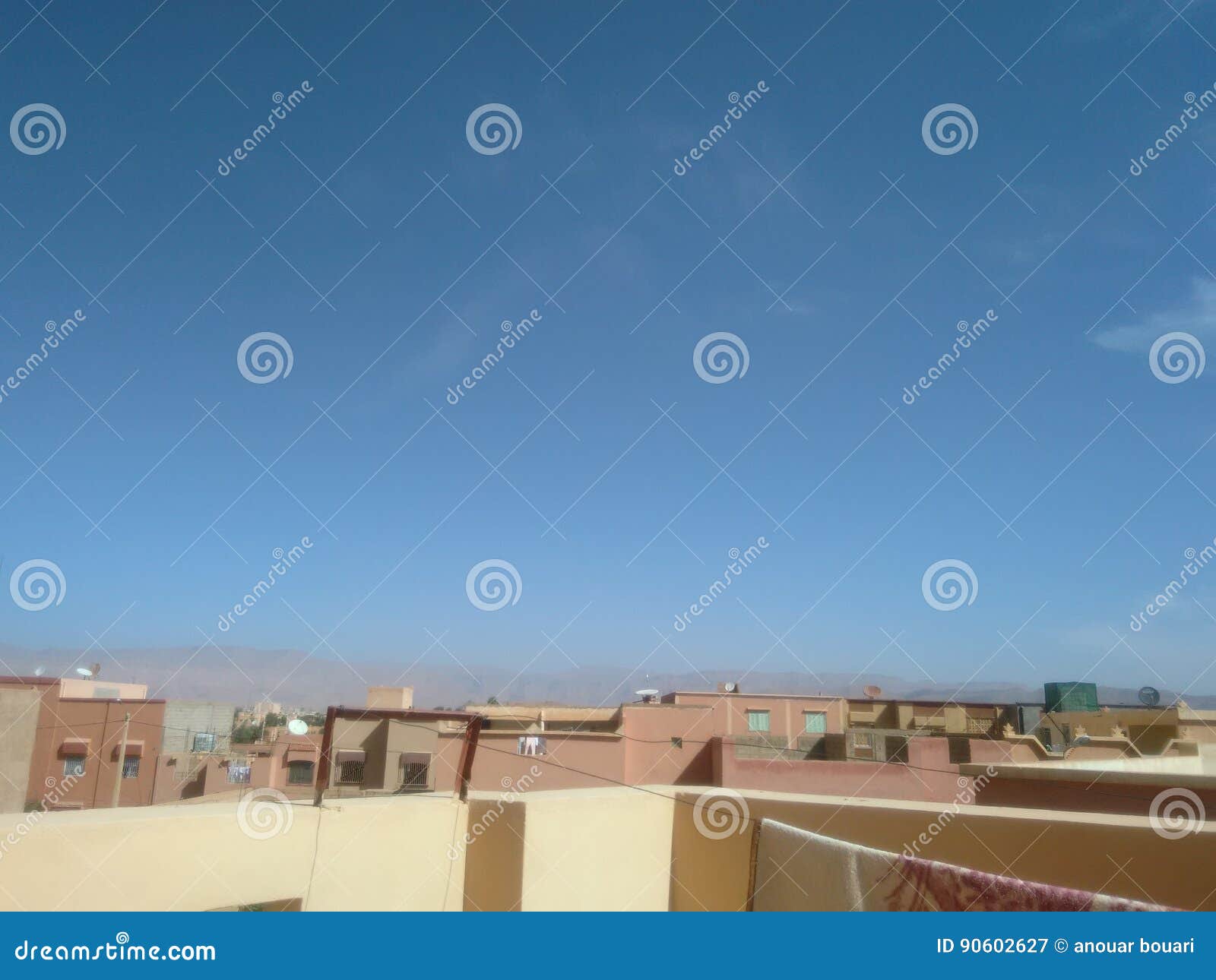 Kser souk stock image. Image of suns, kser, house, mountain - 90602627