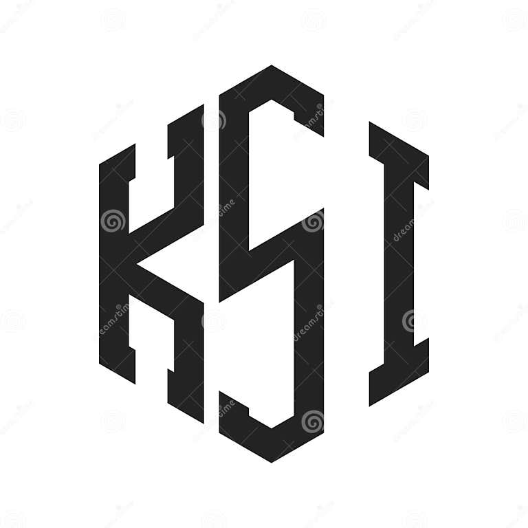 KSI Logo Design. Initial Letter KSI Monogram Logo Using Hexagon Shape ...