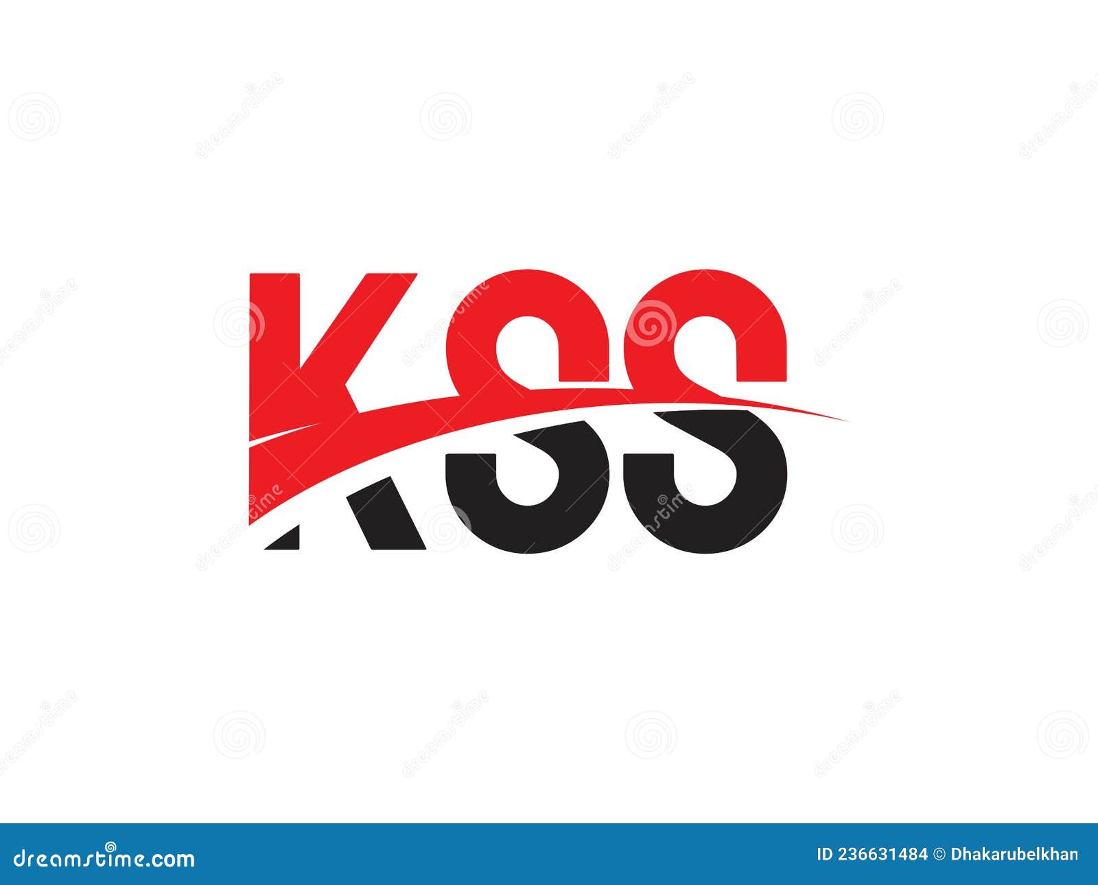 KSS Letter Initial Logo Design Vector Illustration Stock Vector ...
