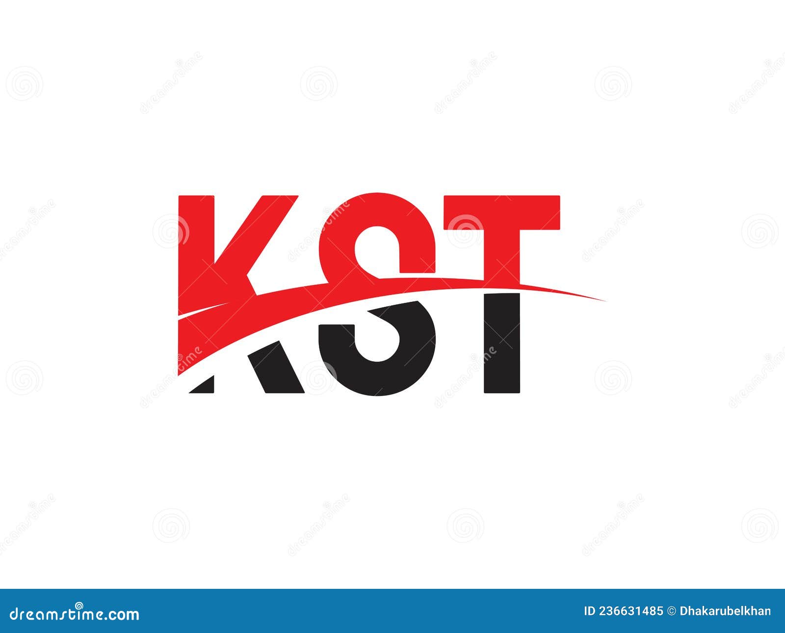 KST Letter Initial Logo Design Vector Illustration Stock Vector ...