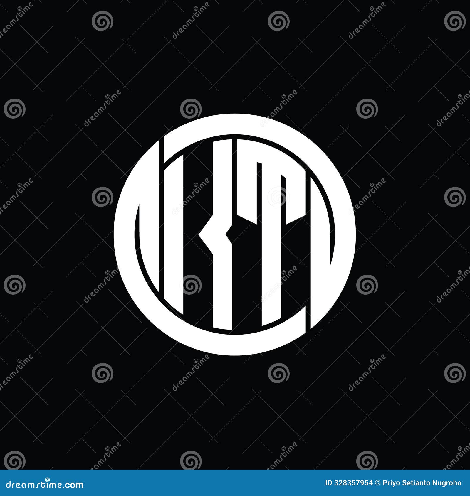 KT Logo Monogram Shield Inside Circle Shape Vector Images Design ...