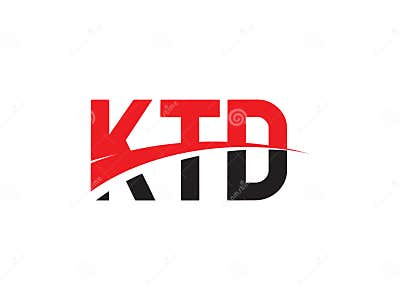 KTD Letter Initial Logo Design Vector Illustration Stock Vector ...