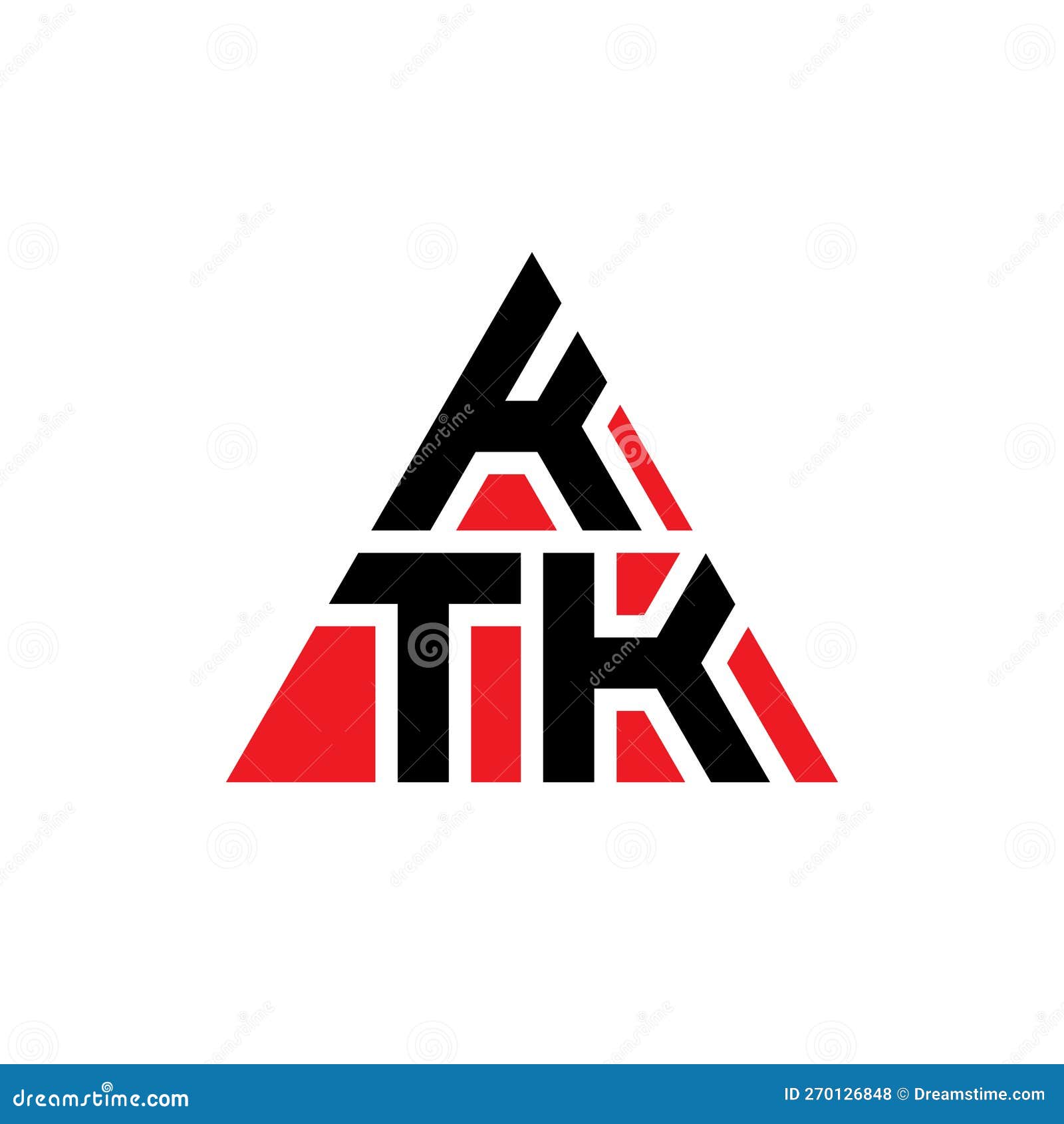 KTK Triangle Letter Logo Design with Triangle Shape. KTK Triangle Logo ...