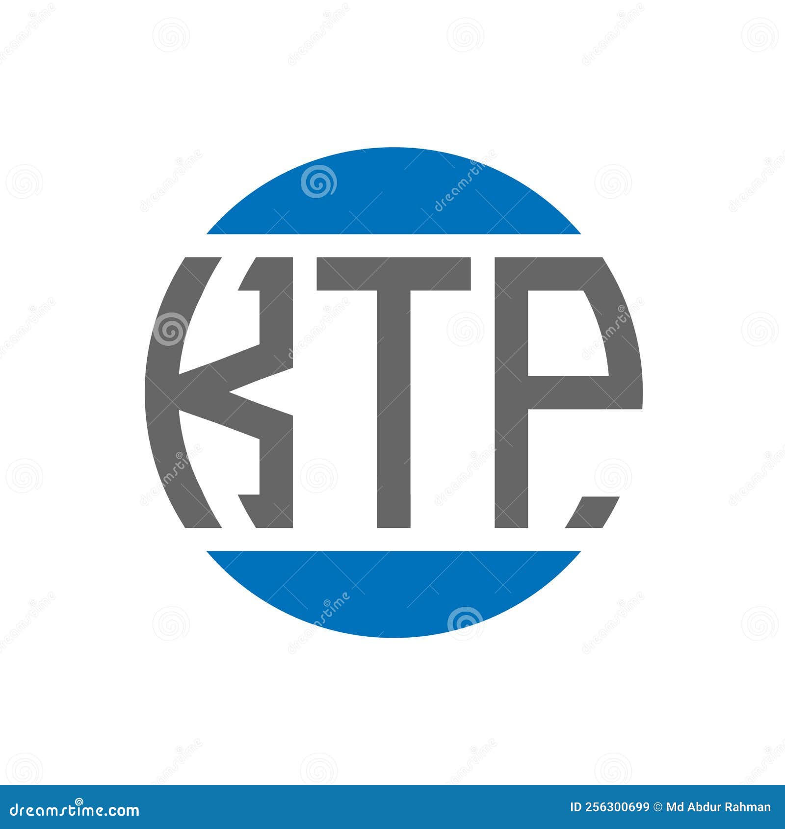KTP Letter Logo Design on White Background. KTP Creative Initials ...