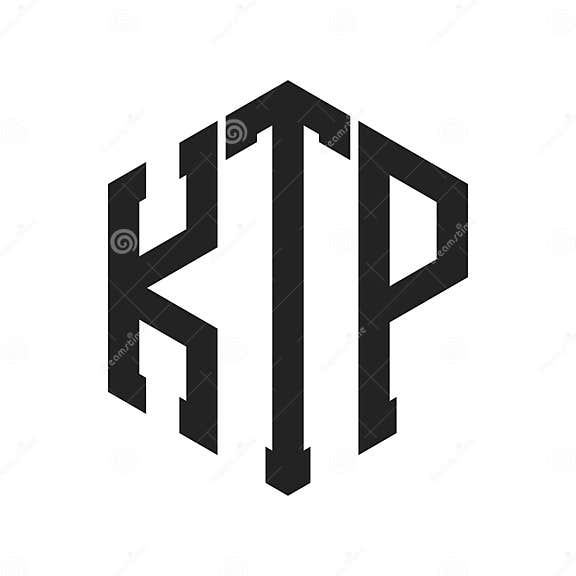 KTP Logo Design. Initial Letter KTP Monogram Logo Using Hexagon Shape ...